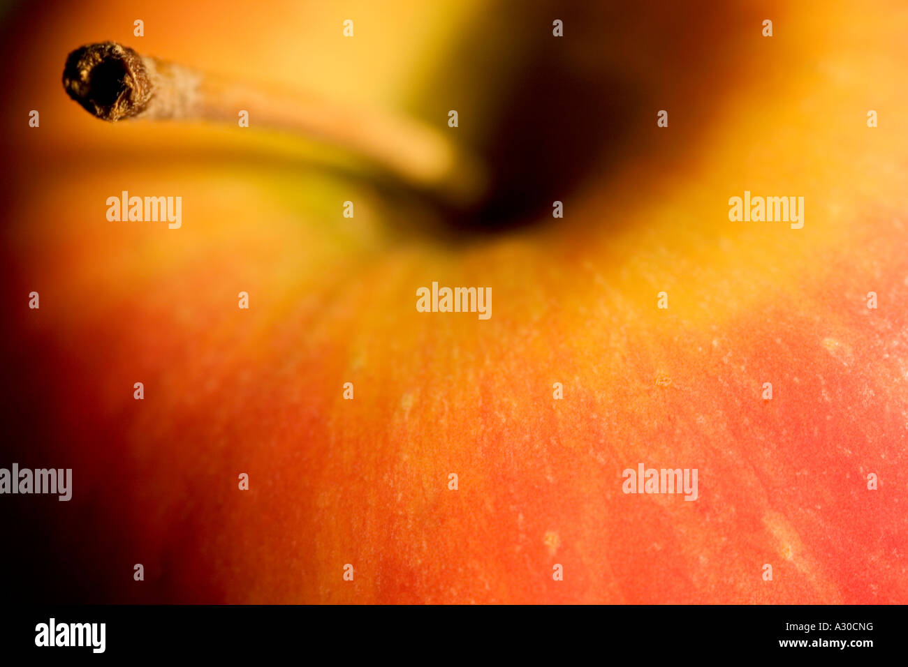 Apple with stalk hi-res stock photography and images - Alamy