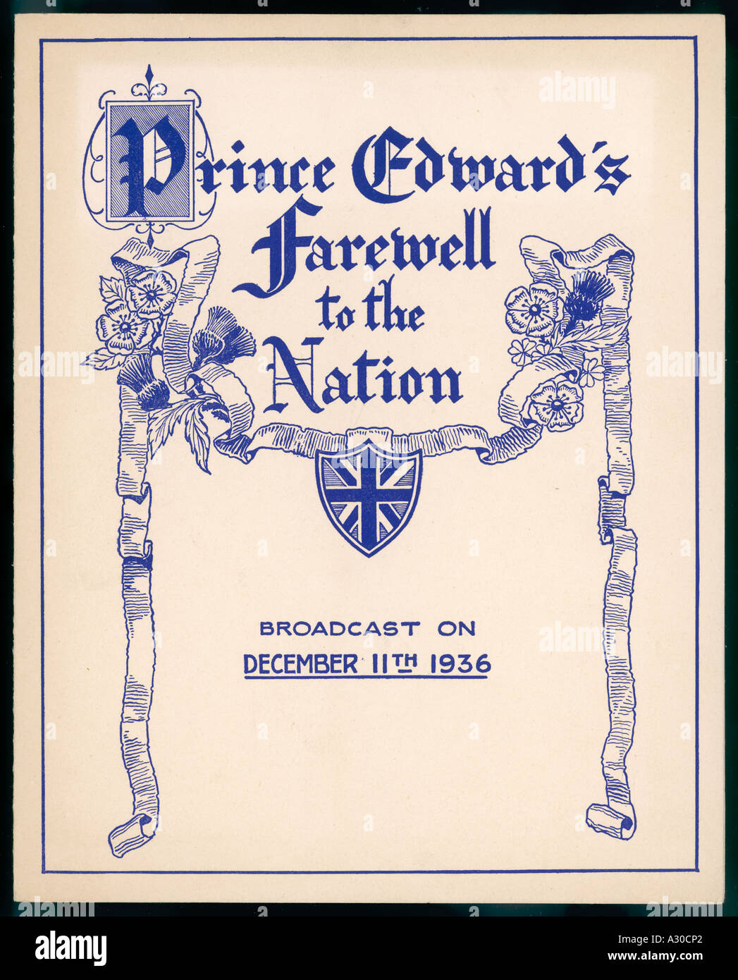 Edward viii abdication hi-res stock photography and images - Alamy