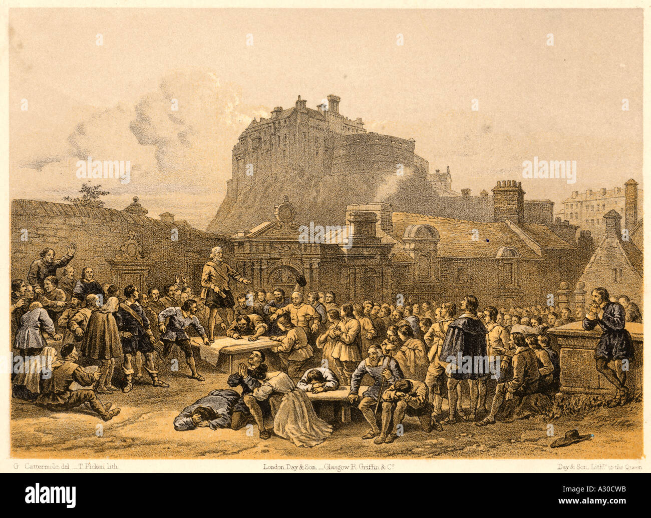 Scots Sign The Covenant Stock Photo - Alamy