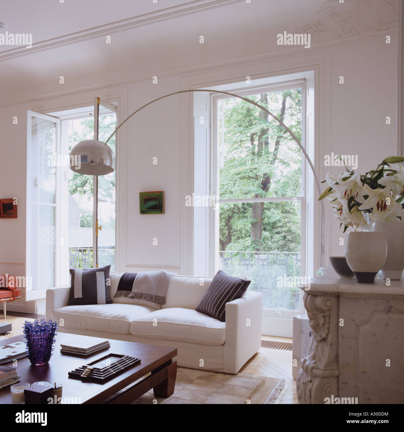 Living room designed by Sproson Barrable furnished in a modernist style ...