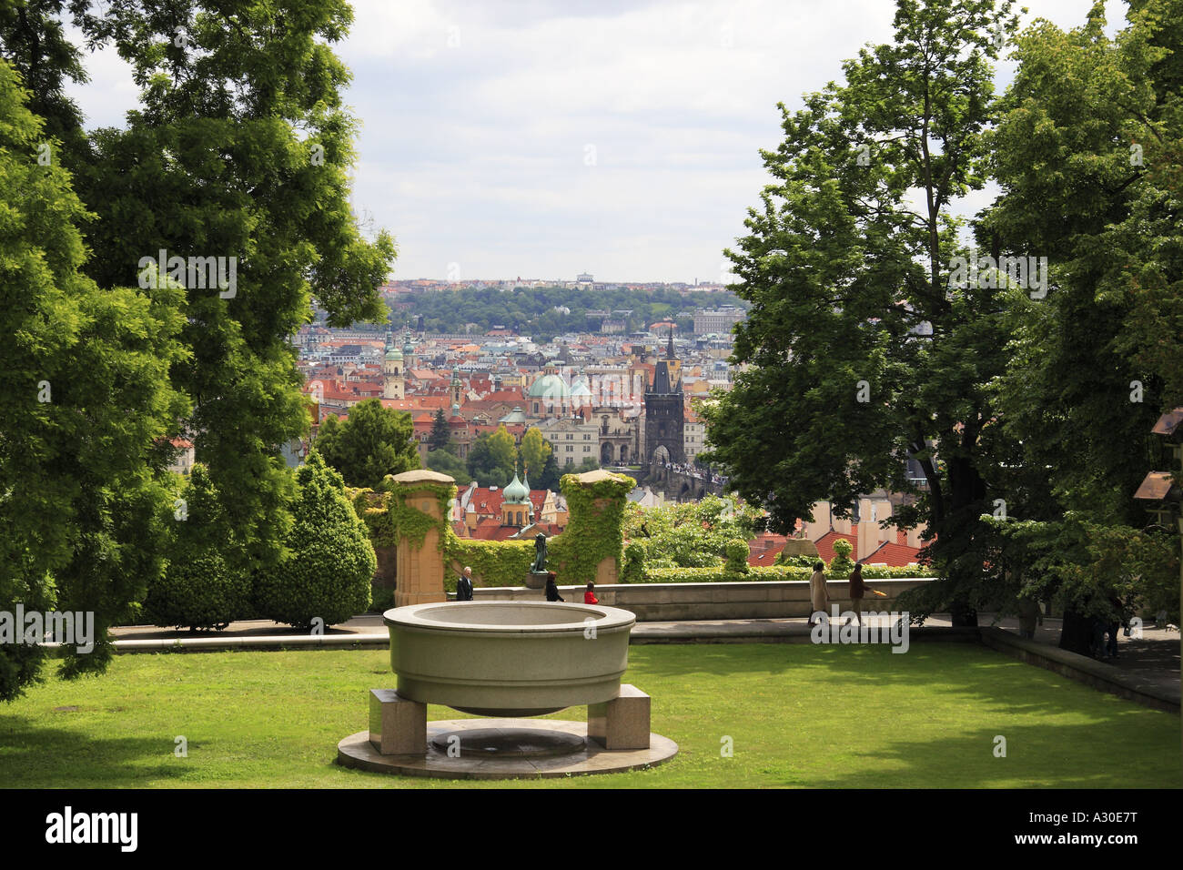 Prague green park hi-res stock photography and images - Alamy