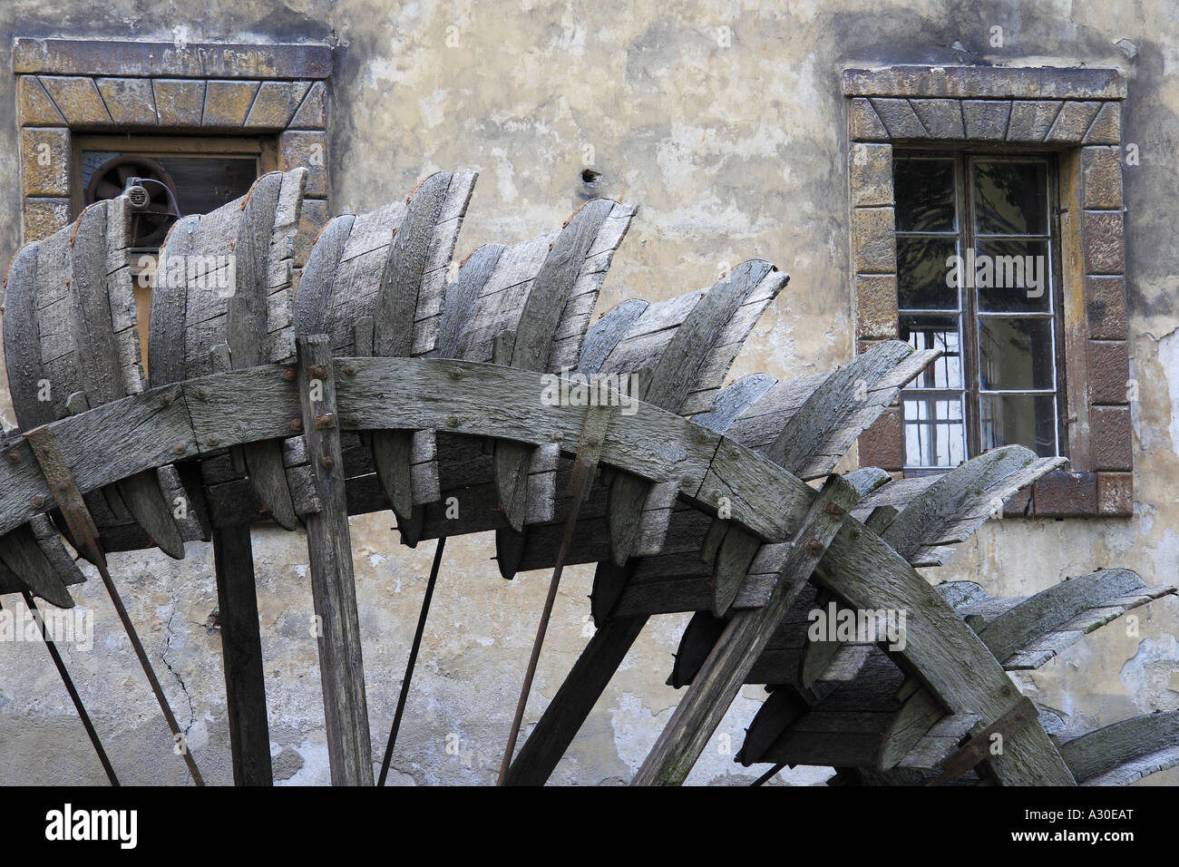 Old water wheel on the Certovka Devil s Stream by Kampa island Prague ...