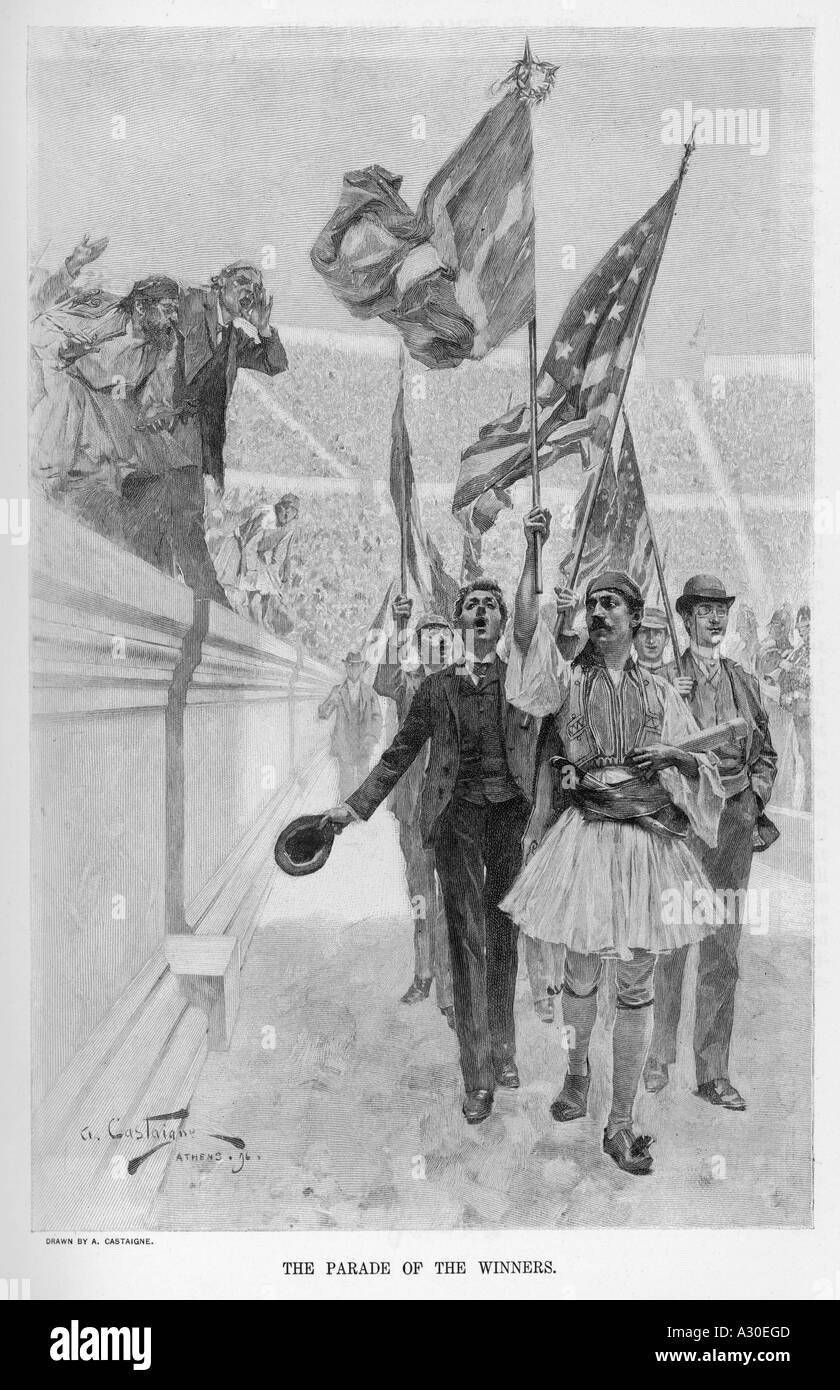Olympics 1896 Winners Stock Photo - Alamy