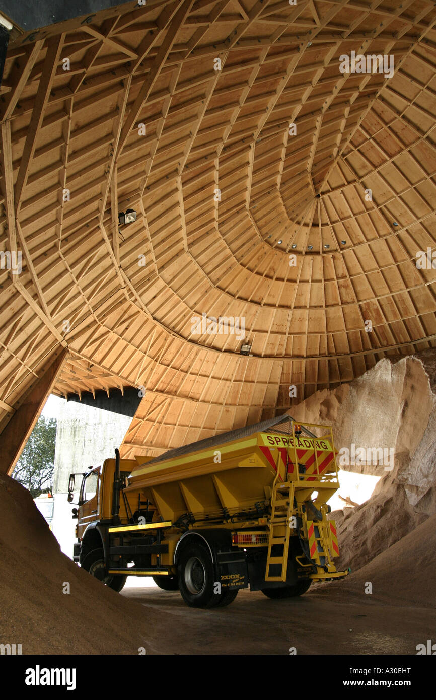 Rock Salt Storage Stock Photo - Alamy