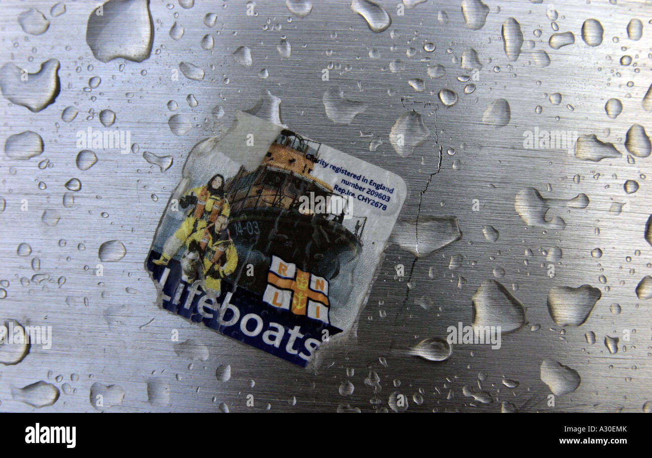Raindrops rain rnli sticker storm hi-res stock photography and images ...