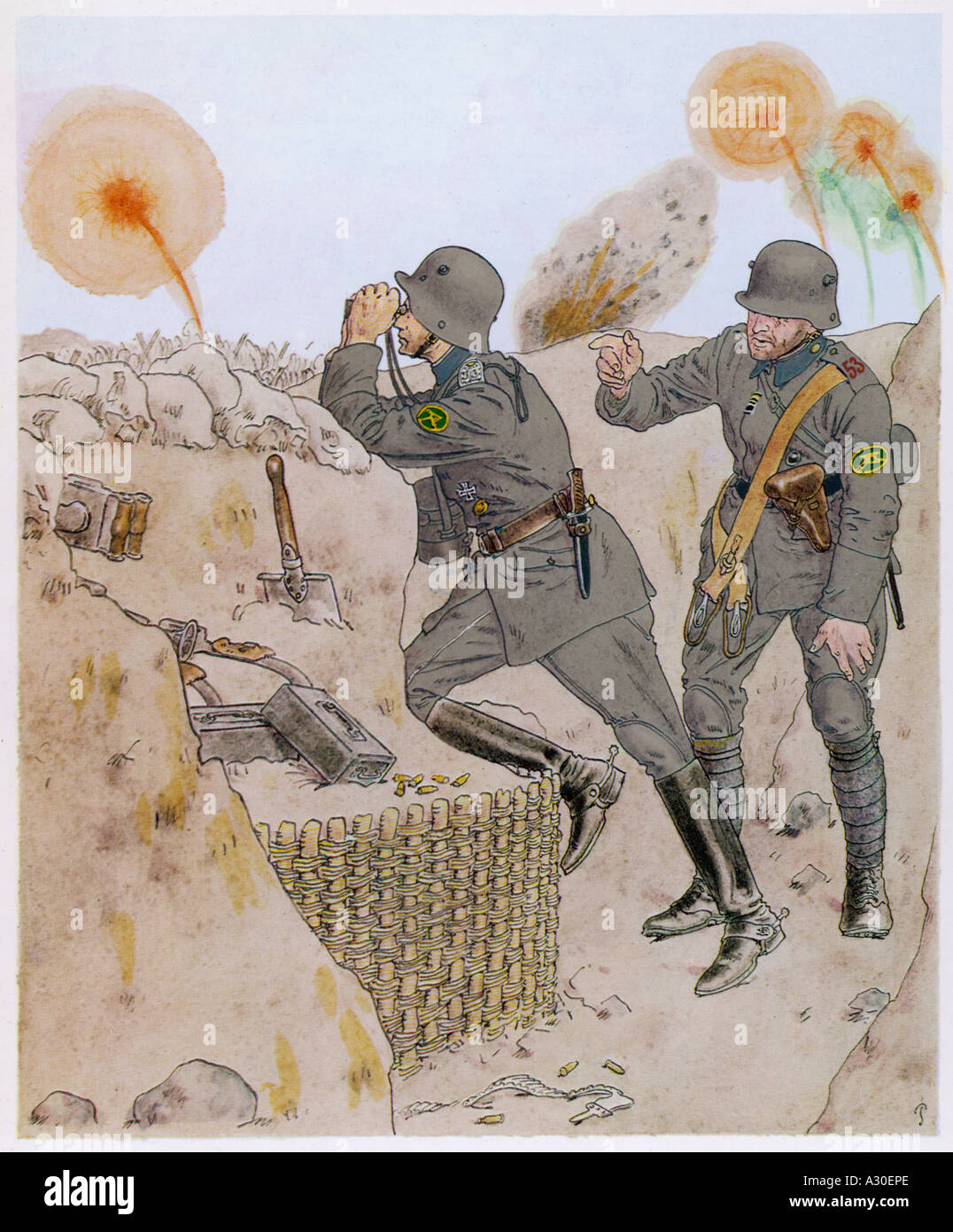 Ww1 trench flares hi-res stock photography and images - Alamy