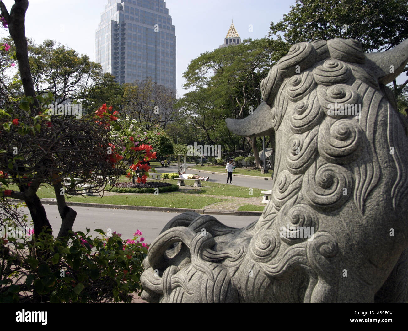 Lumpini Park Bangkok Thailand Stock Photo - Alamy