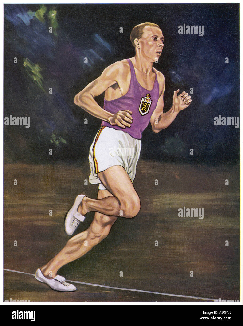 Olympics 1948 5000 Metre Stock Photo - Alamy