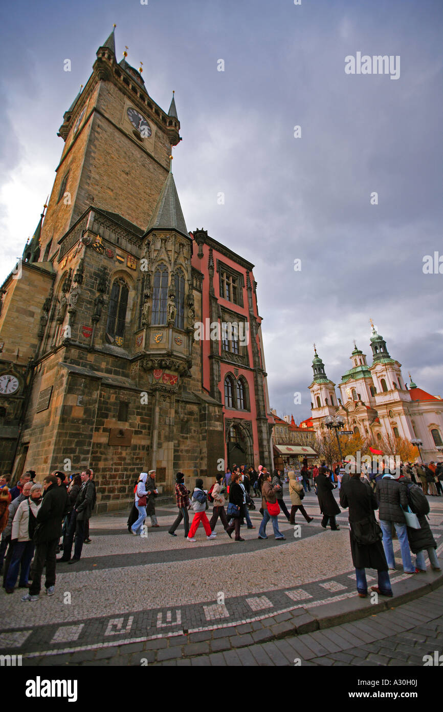 Old Town Square Prague Czech Republic Europe Stock Photo - Alamy