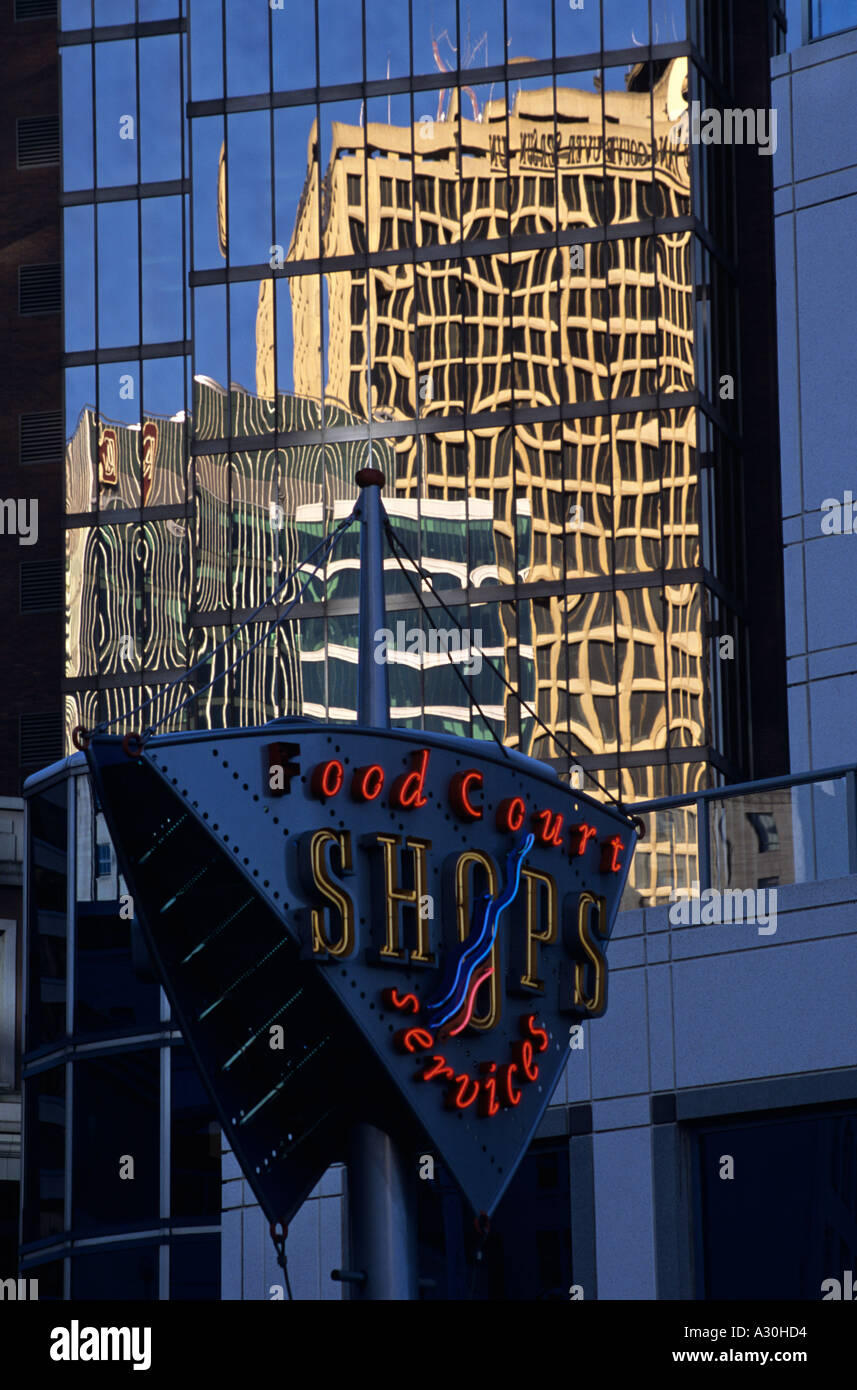 Office reflection in downtown Vancouver Canada Stock Photo - Alamy