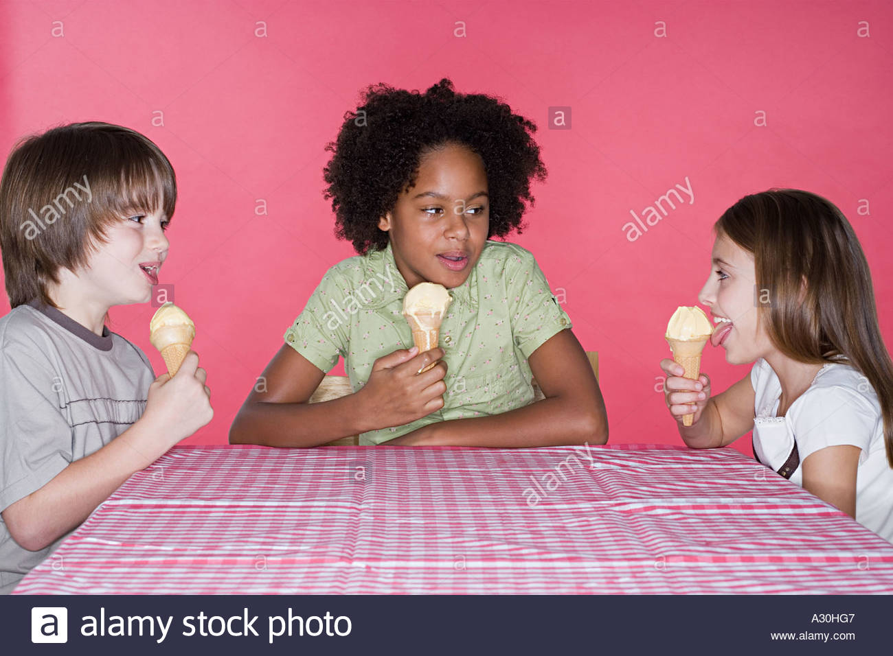Tween Eating Ice Cream Stock Photos & Tween Eating Ice Cream Stock ...