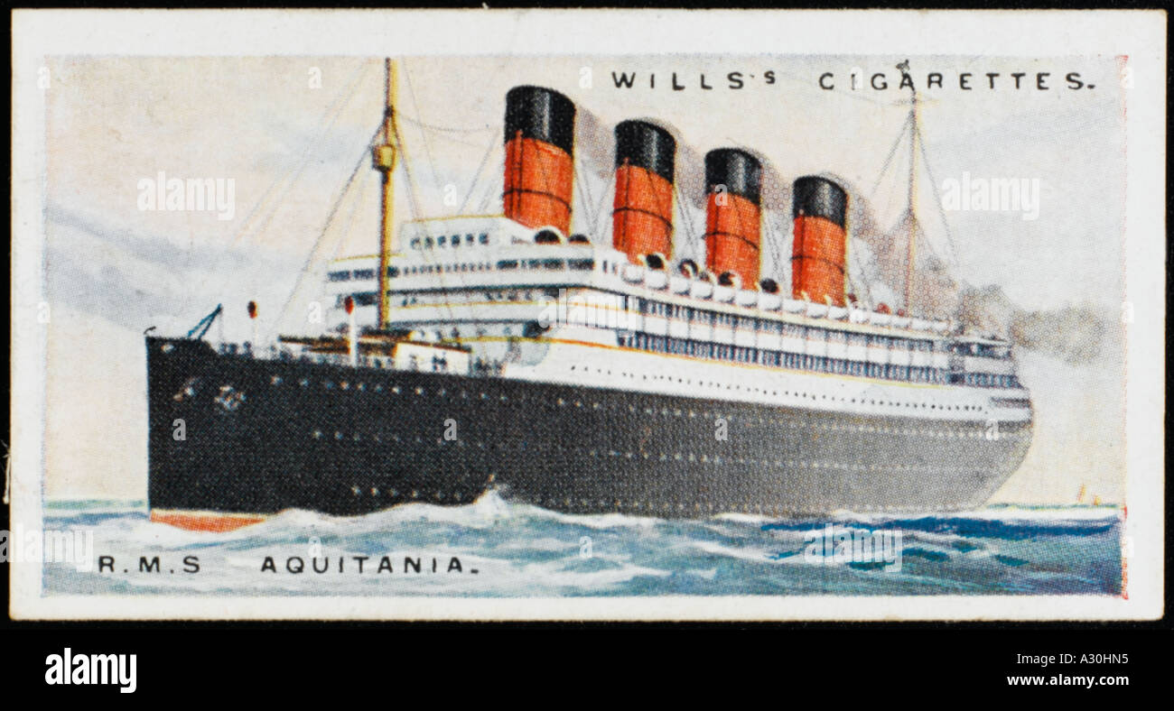 Aquitania ship hi-res stock photography and images - Alamy