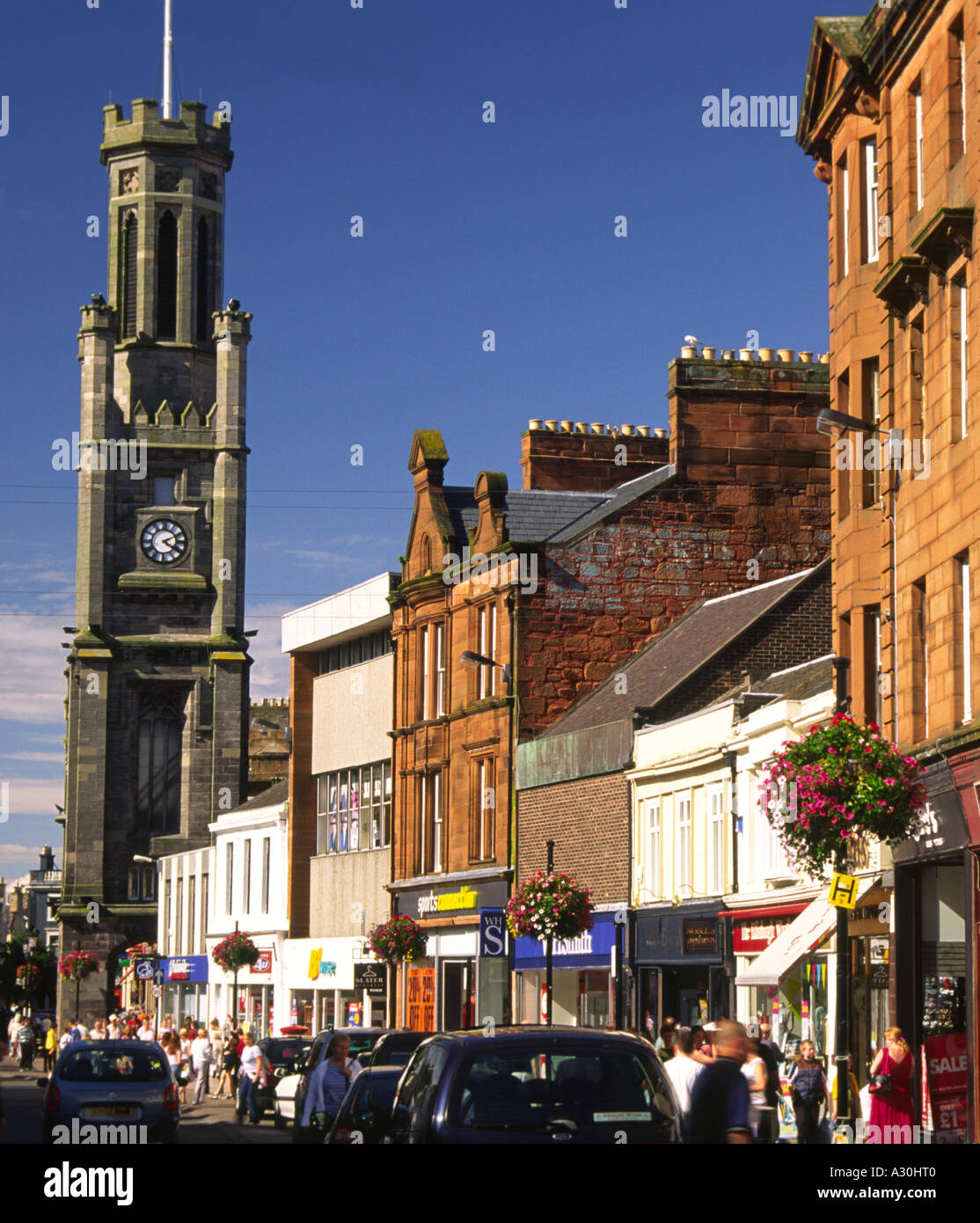 Wallace Tower Ayr Stock Photo - Alamy