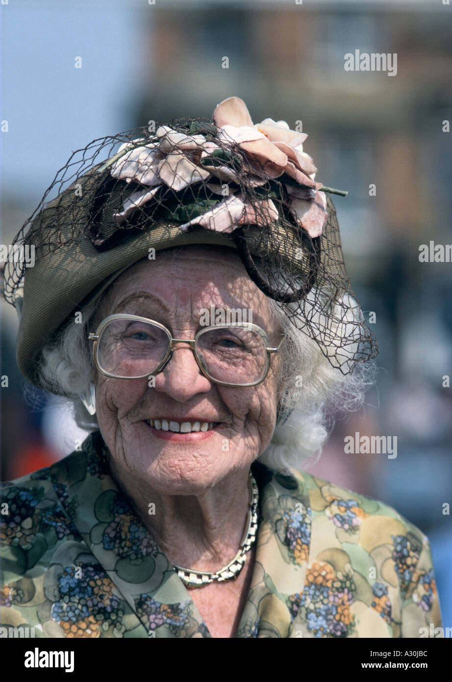 portrait of old woman Stock Photo - Alamy