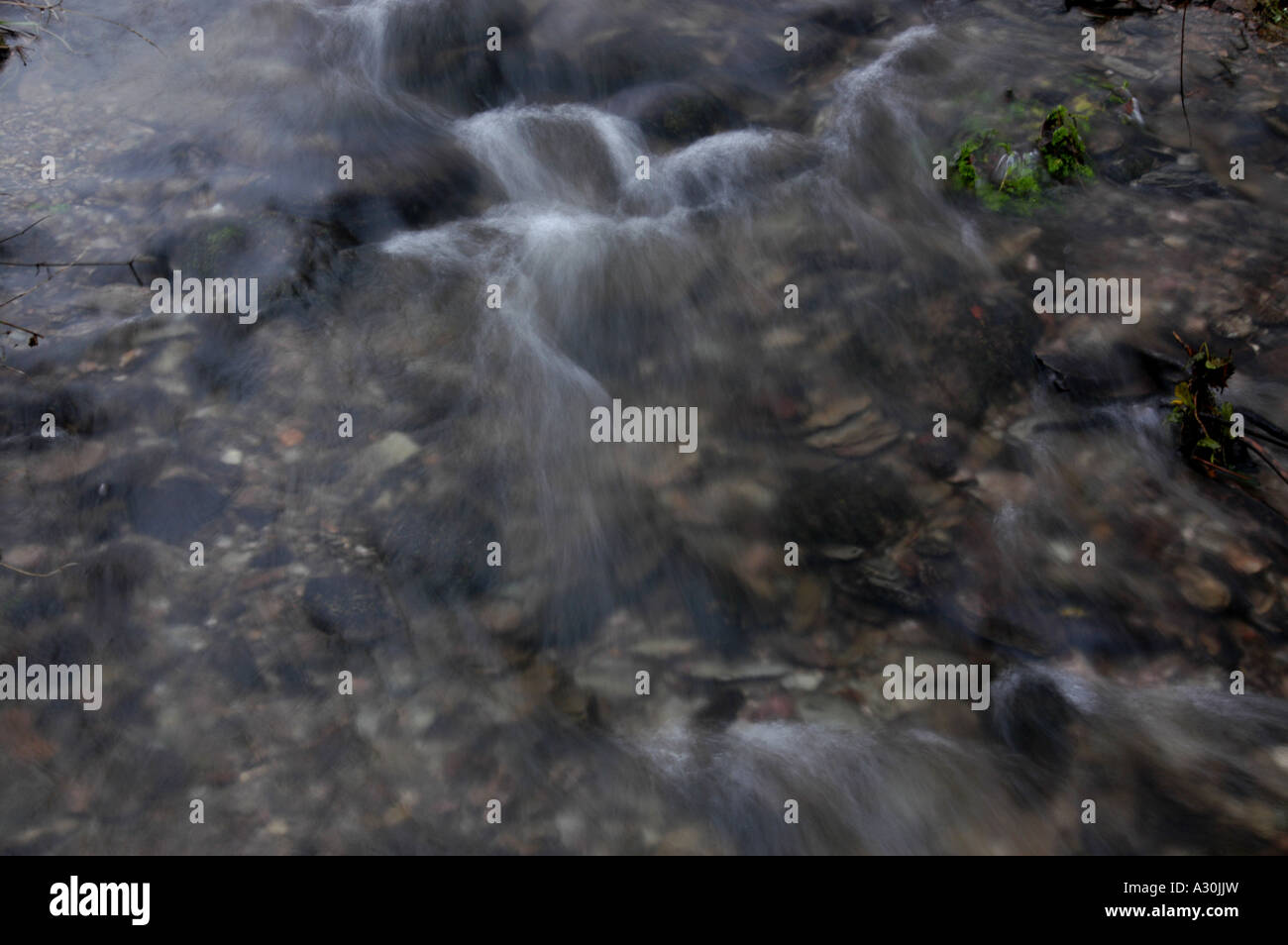 flowing water in winter Stock Photo - Alamy