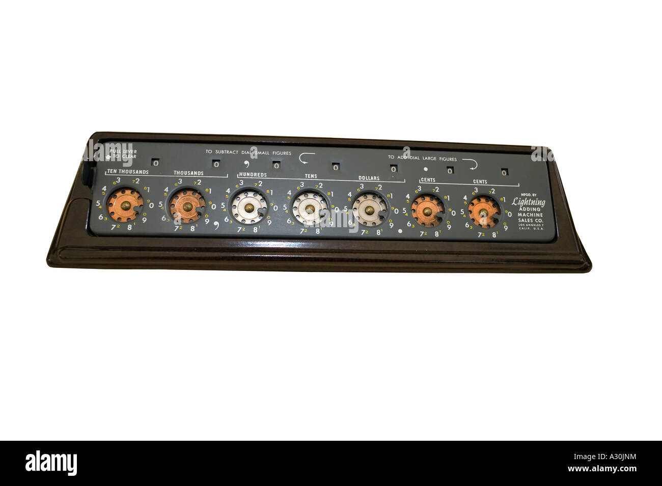 Vintage adding machine Cut Out Stock Images & Pictures - Alamy