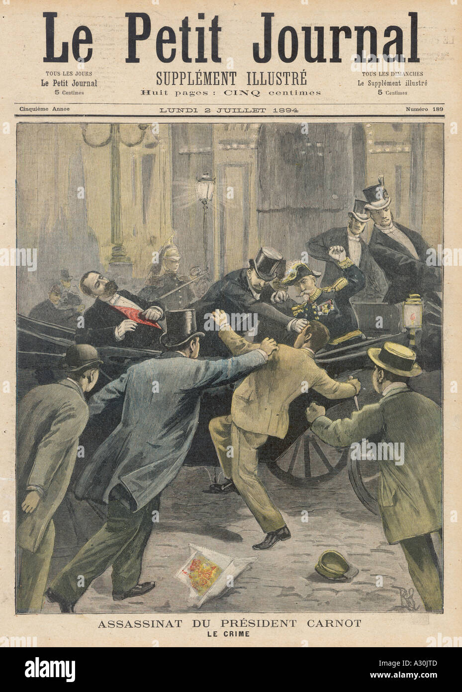 Assassination of president carnot hi-res stock photography and images ...