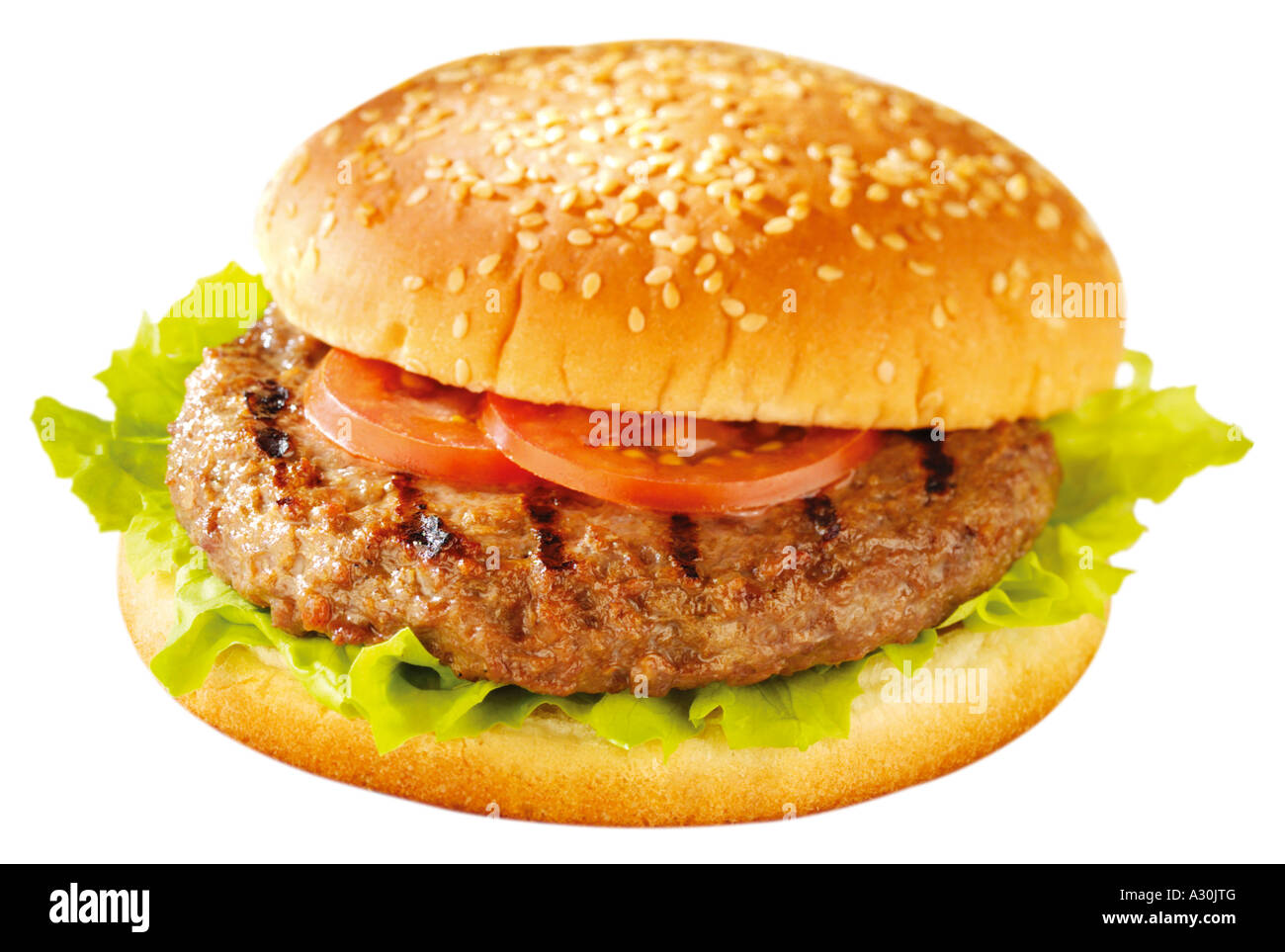 BEEFBURGER / HAMBURGER CUT OUT Stock Photo - Alamy