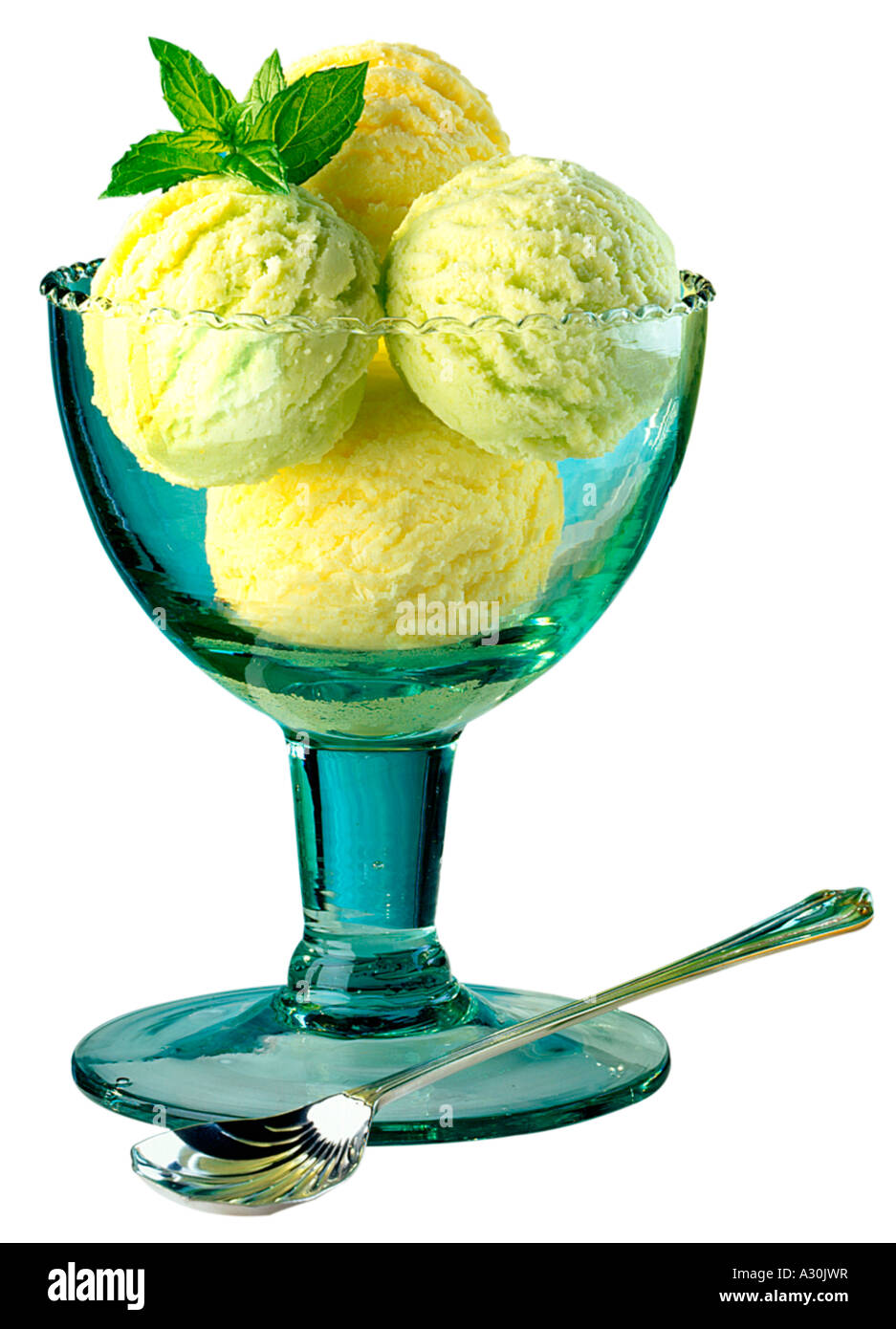 Refreshing cold dessert Cut Out Stock Images & Pictures - Alamy