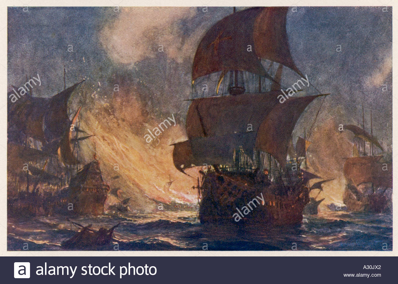 Spanish Armada 1588 Stock Photos & Spanish Armada 1588 Stock Images - Alamy