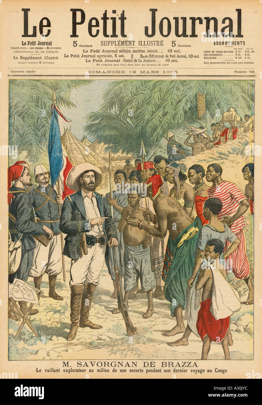 Pierre savorgnan de brazza 1852 1905 hi-res stock photography and ...