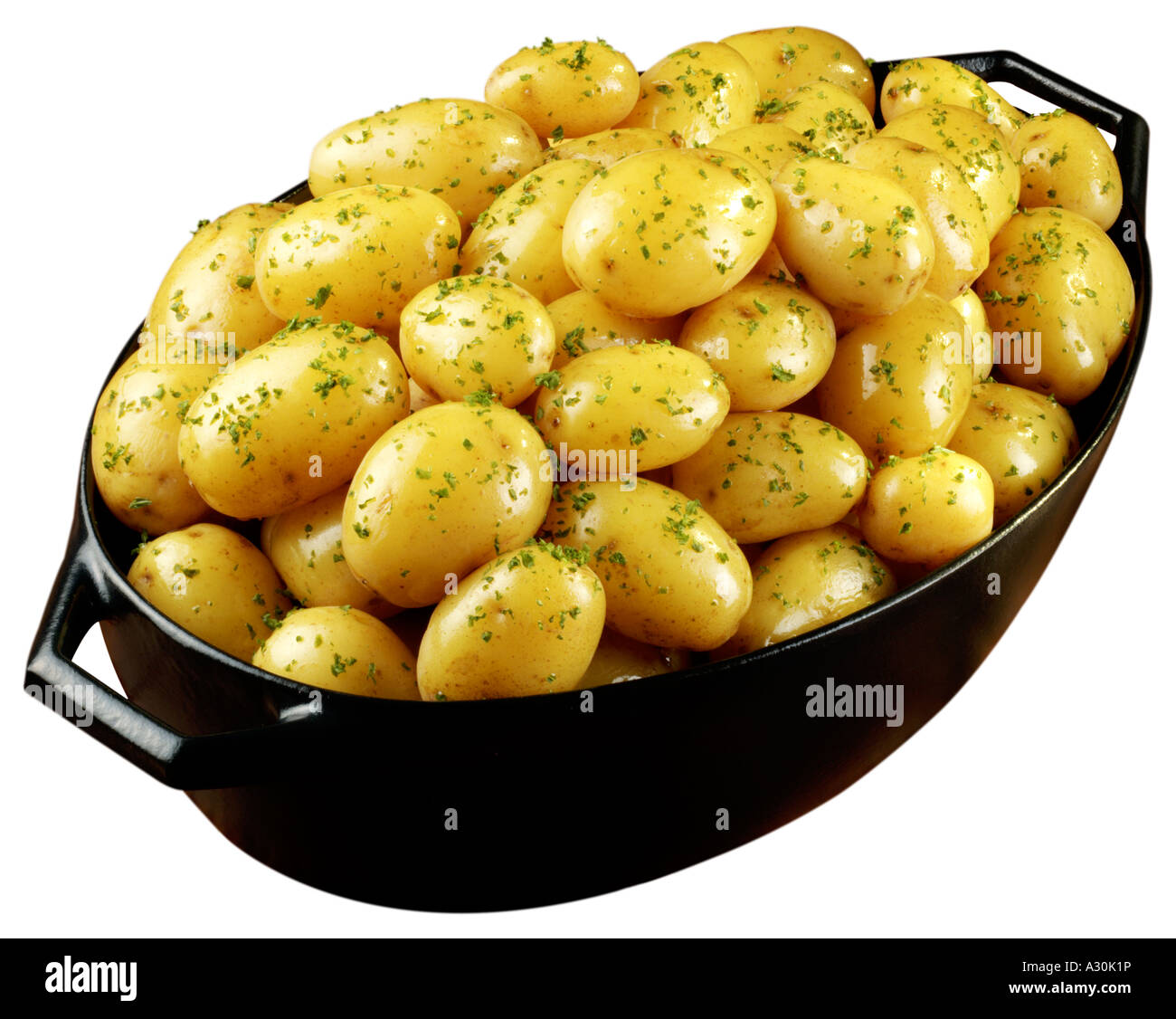 NEW POTATOES CUT OUT Stock Photo - Alamy