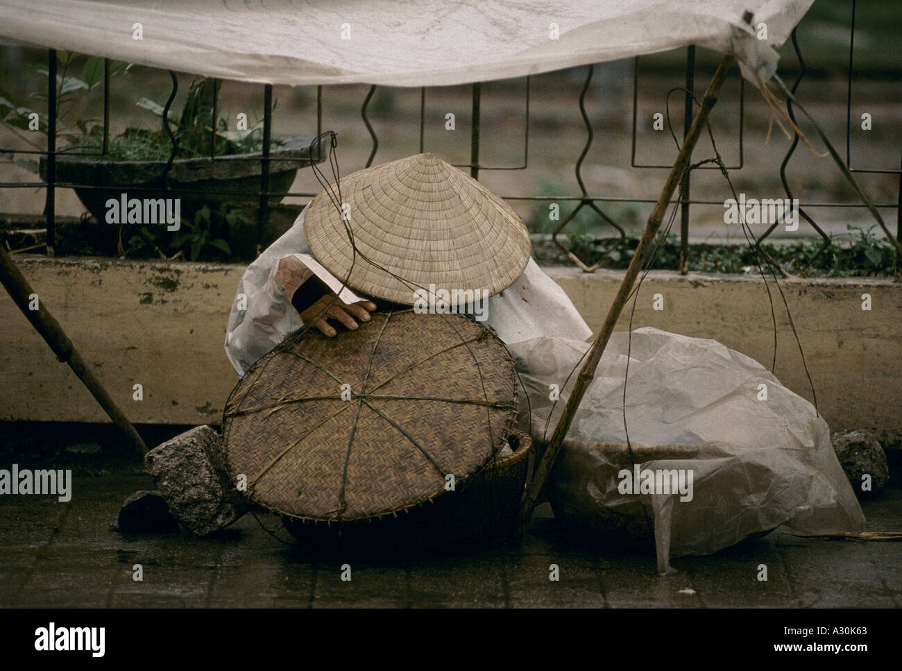 vietnam 1994 north vietnam the small fishing town of han gai halong ...