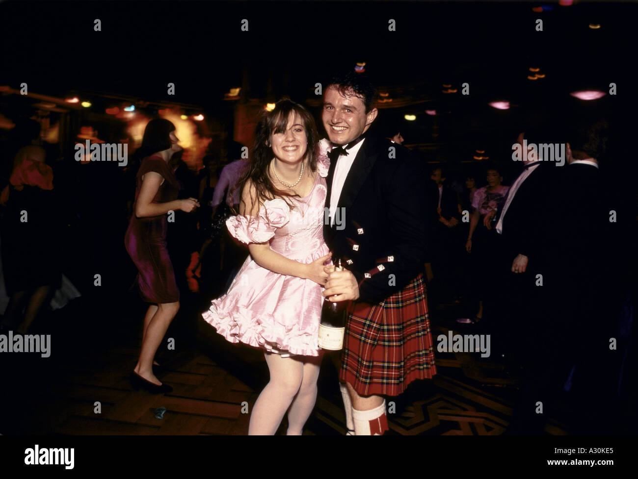 christmas parties in blackpool Stock Photo - Alamy