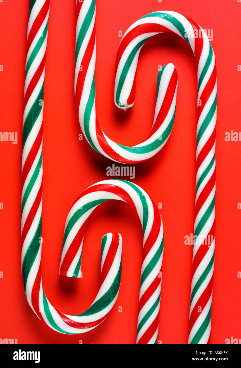 CHRISTMAS CANDY CANES Stock Photo - Alamy