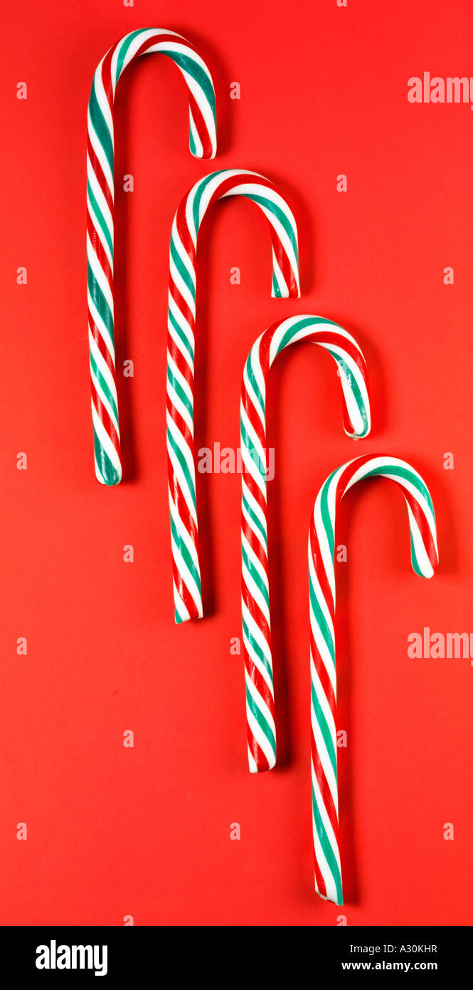 CHRISTMAS CANDY CANES Stock Photo - Alamy