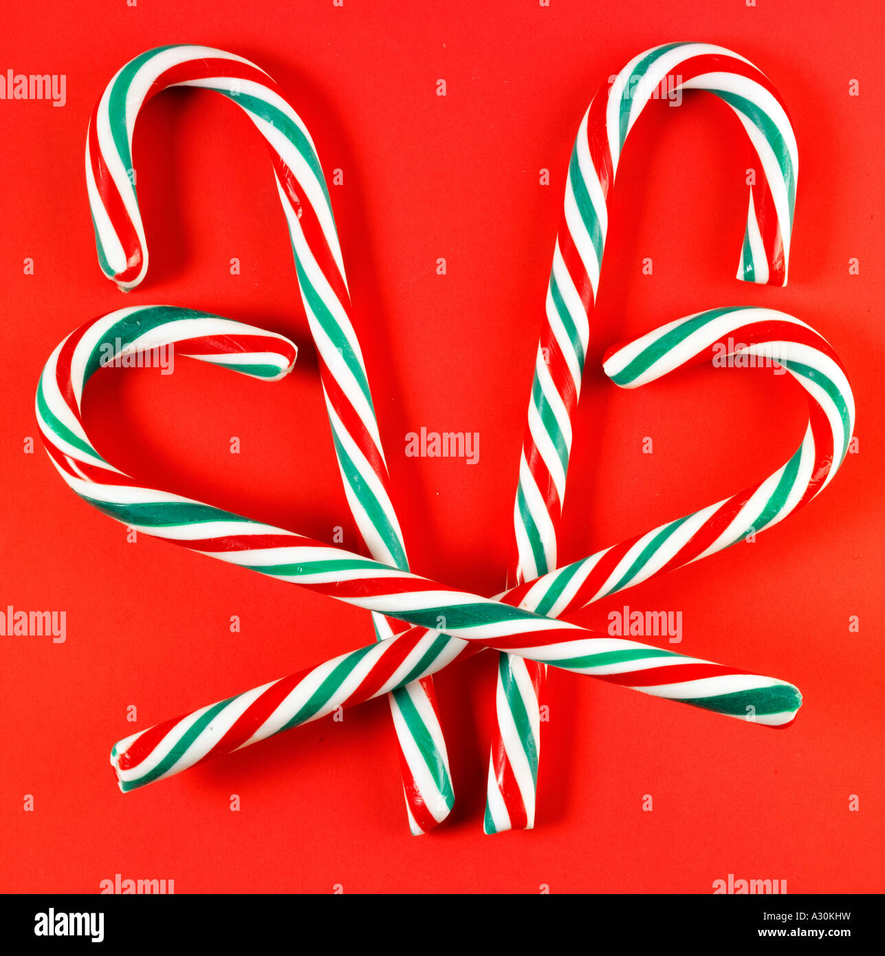 CHRISTMAS CANDY CANES Stock Photo - Alamy