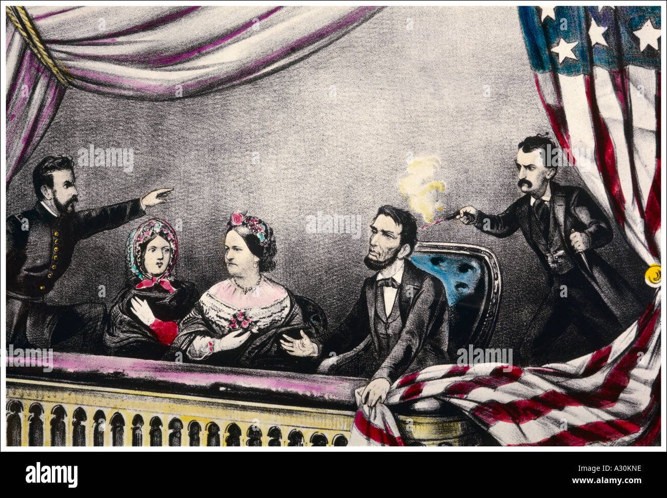 Lincoln Assassinated C I Stock Photo - Alamy
