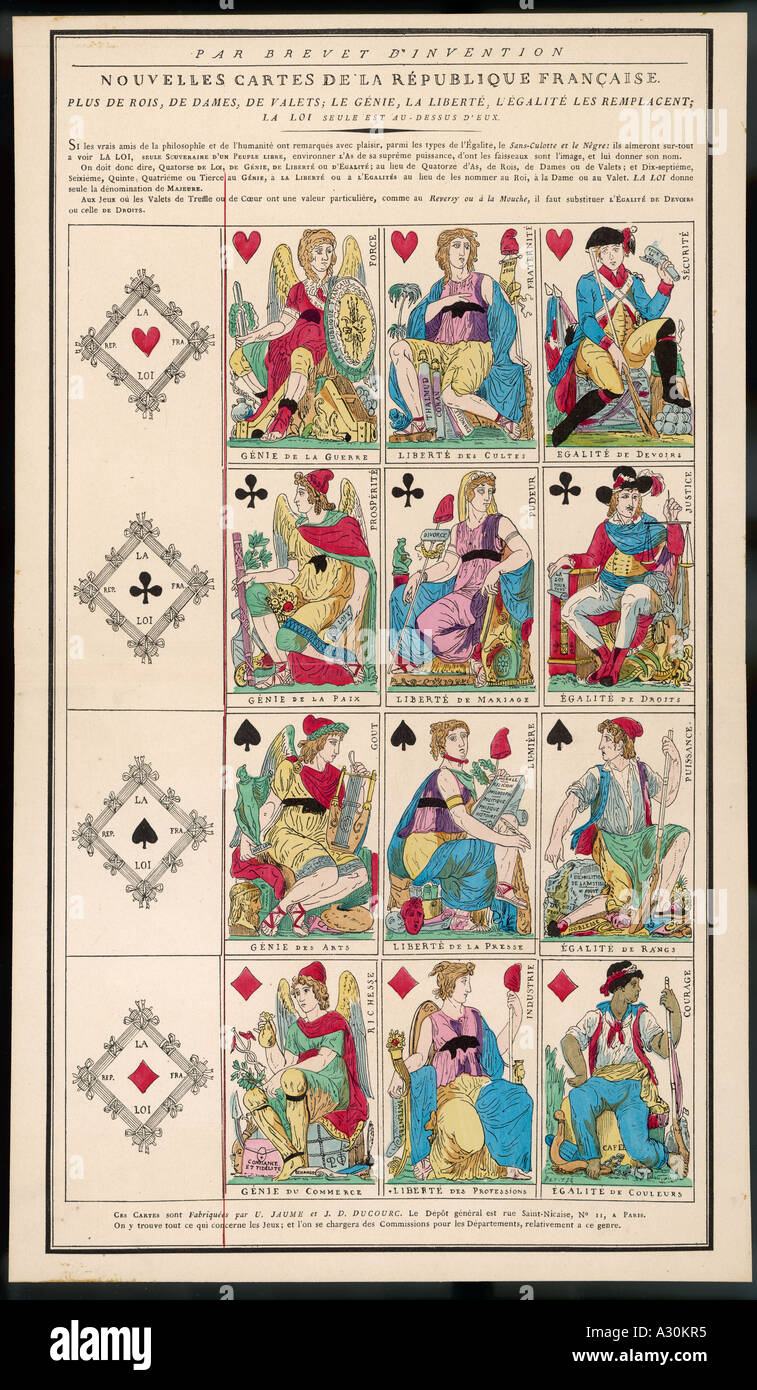 History of playing cards hi-res stock photography and images - Alamy