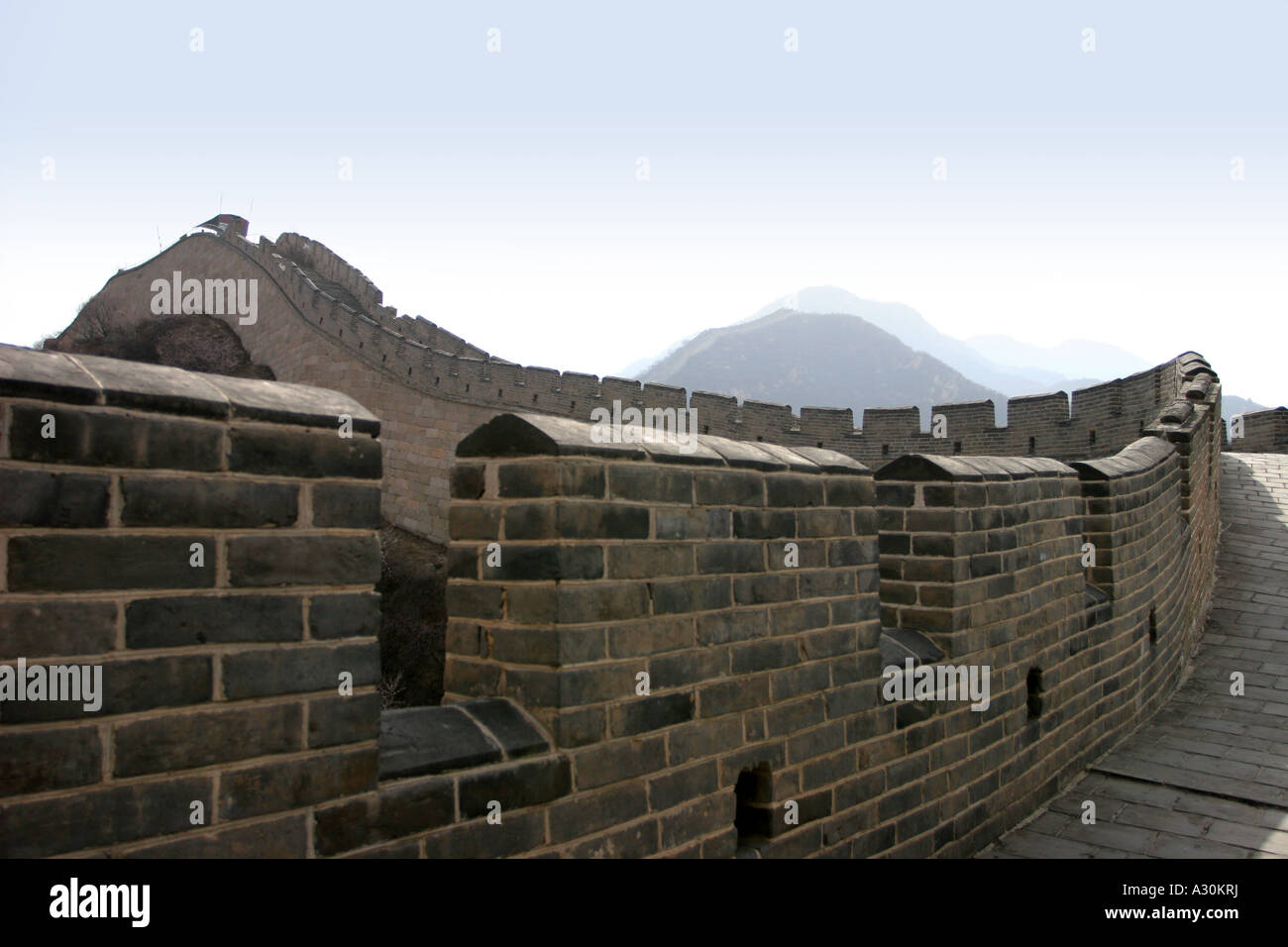 Empty view, Great wall Stock Photo - Alamy