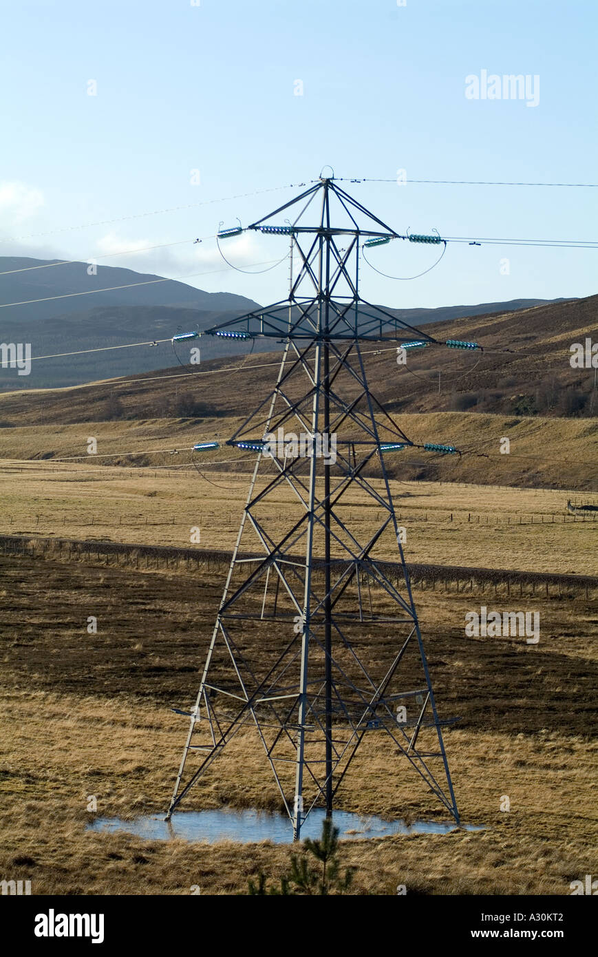 Electricity pylons scotland uk hi-res stock photography and images - Alamy