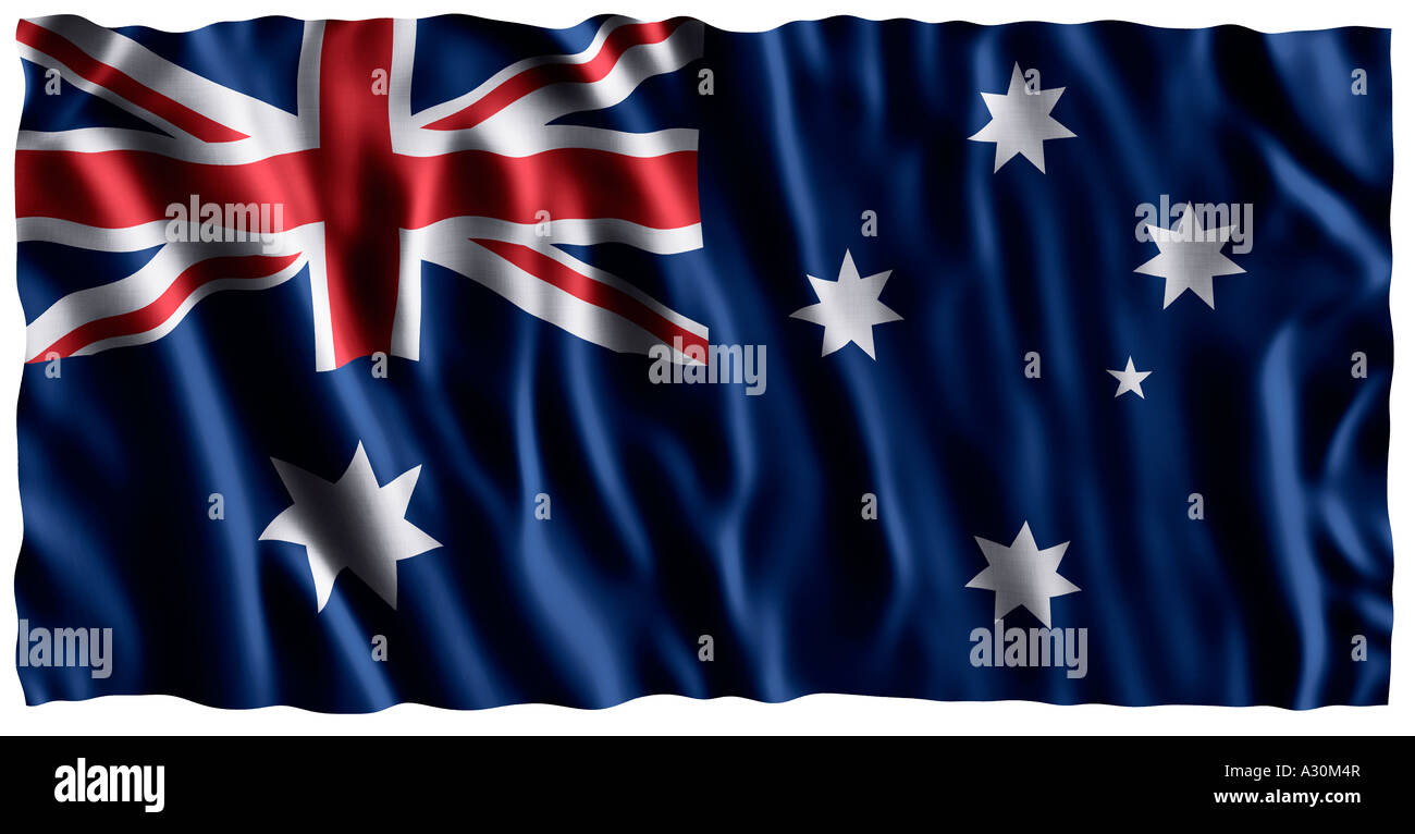 National flag of Australia Stock Photo - Alamy
