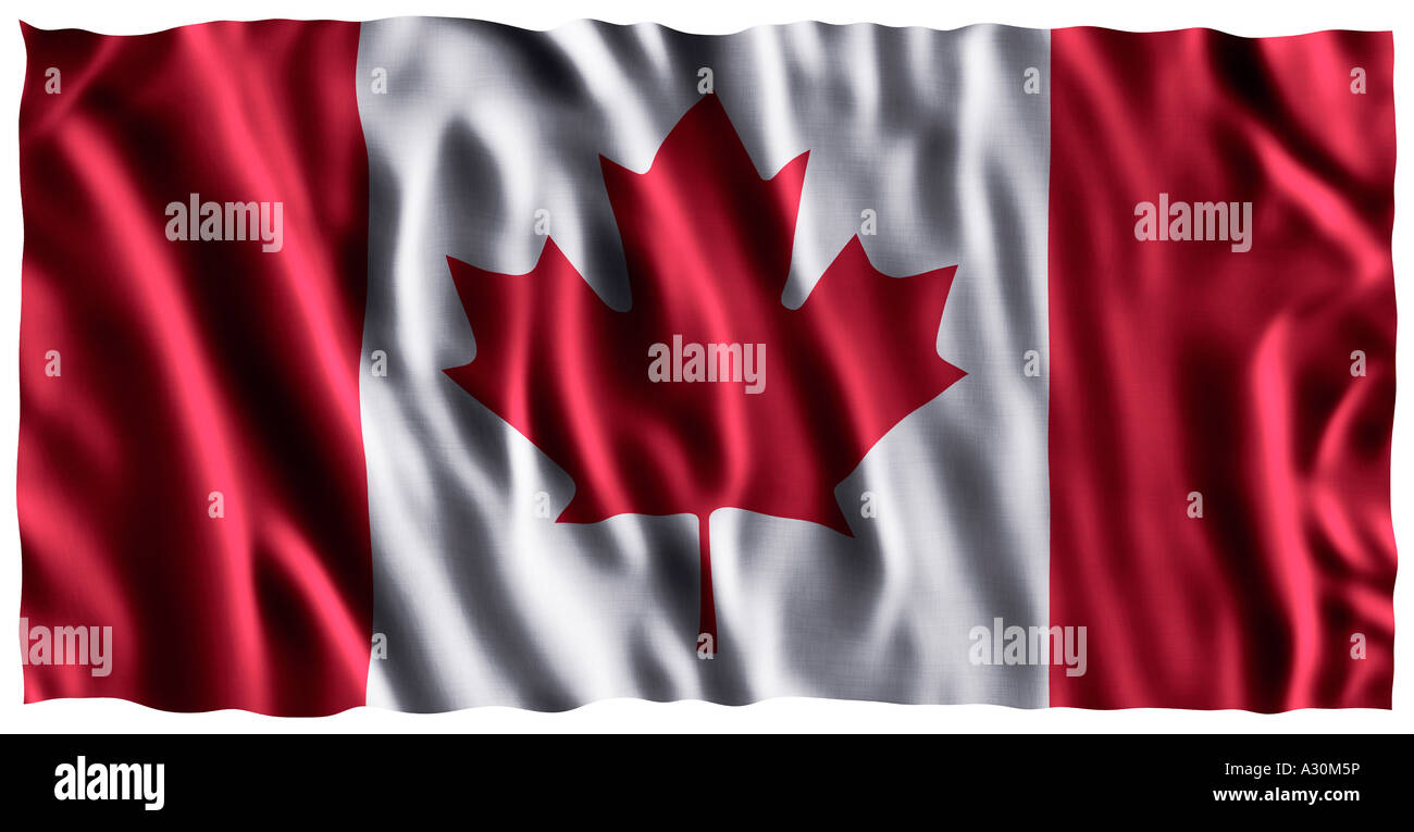 National flag of Canada Stock Photo - Alamy