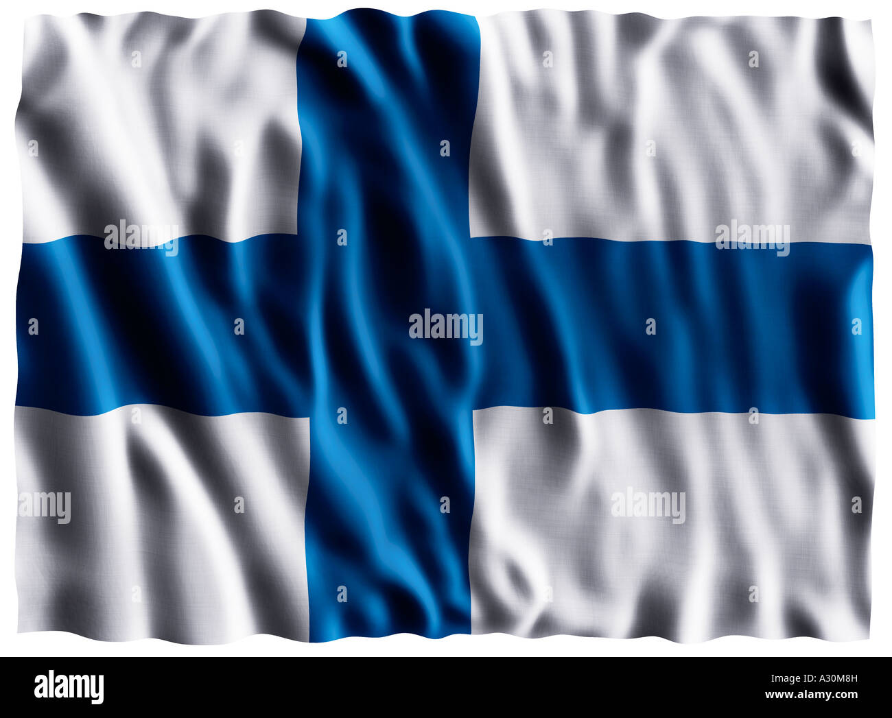 National flag of Finland Stock Photo - Alamy