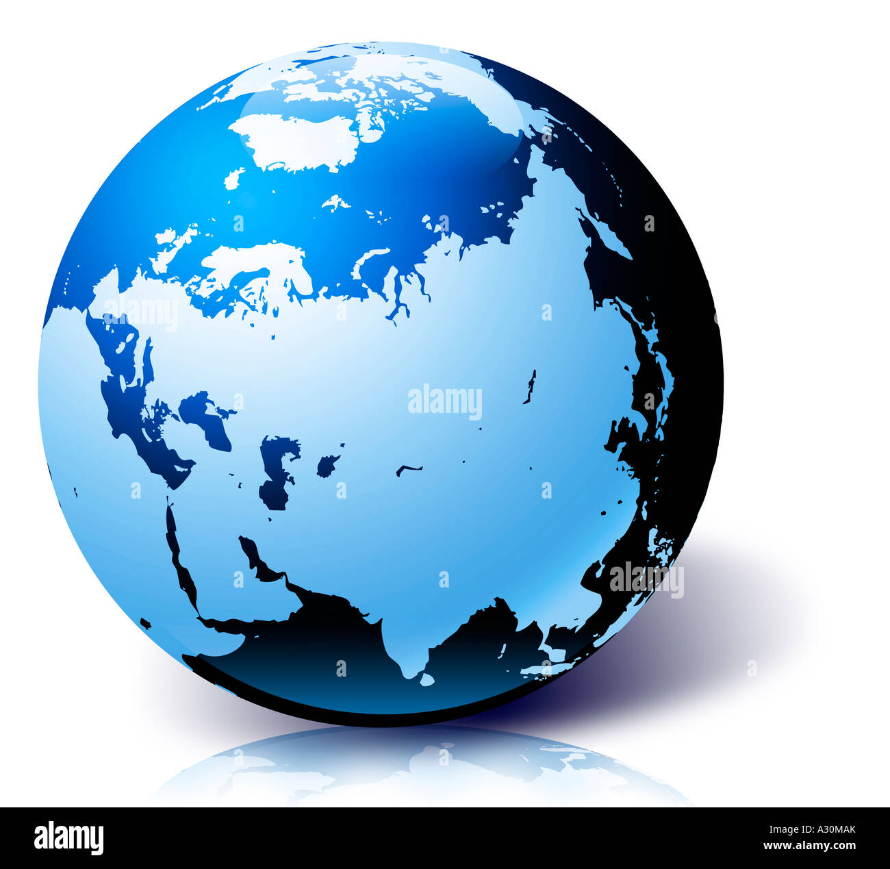 Globe of europe europe globe of asia hi-res stock photography and ...
