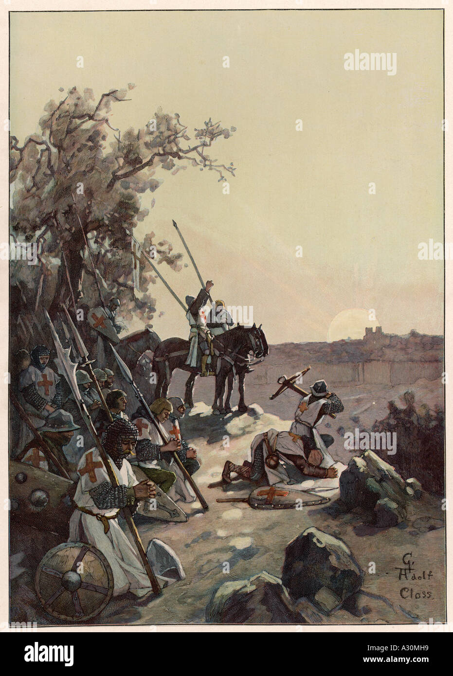 Crusader See Jerusalem Stock Photo - Alamy