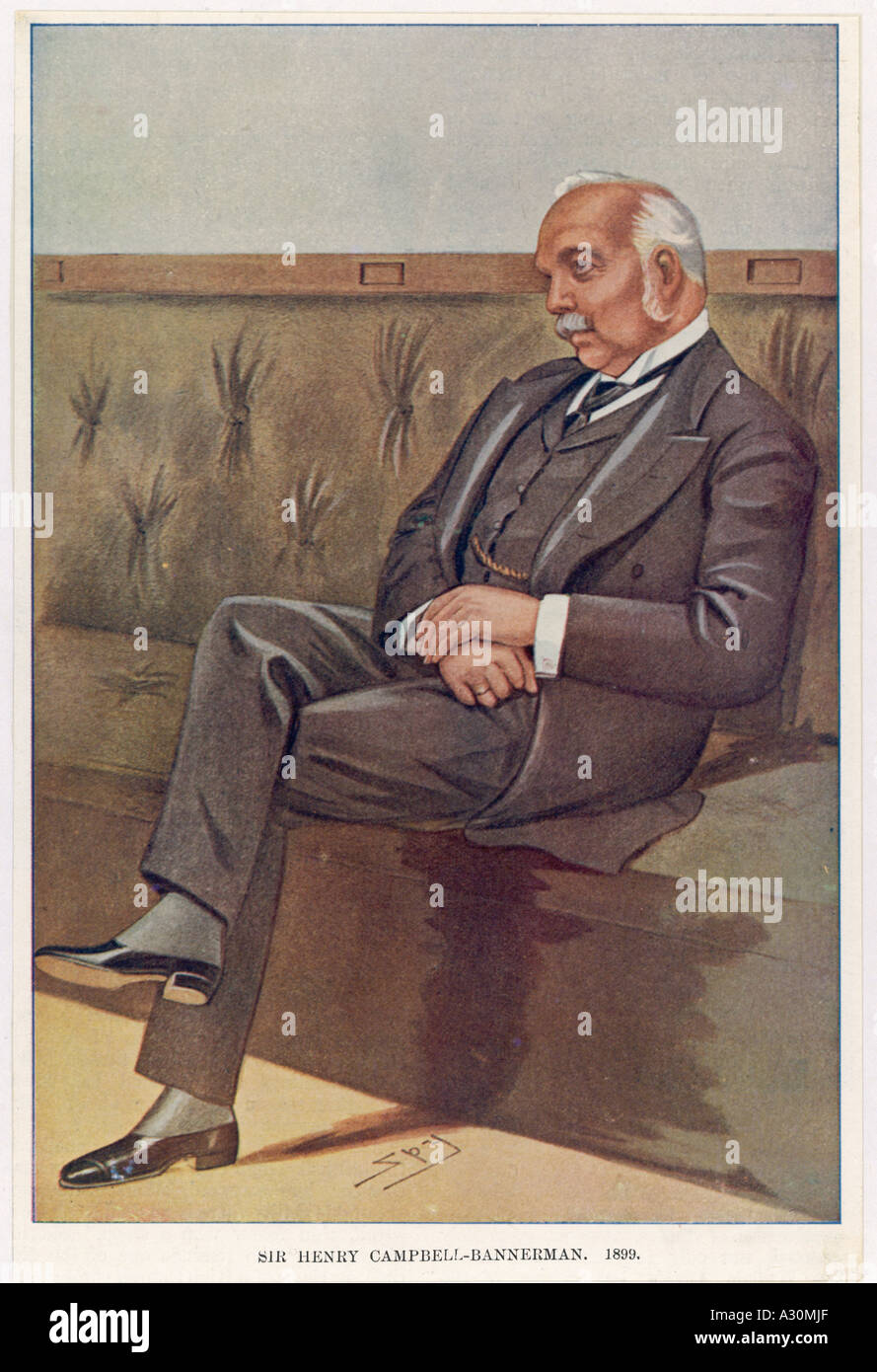 Campbell Bannerman Van F Stock Photo - Alamy