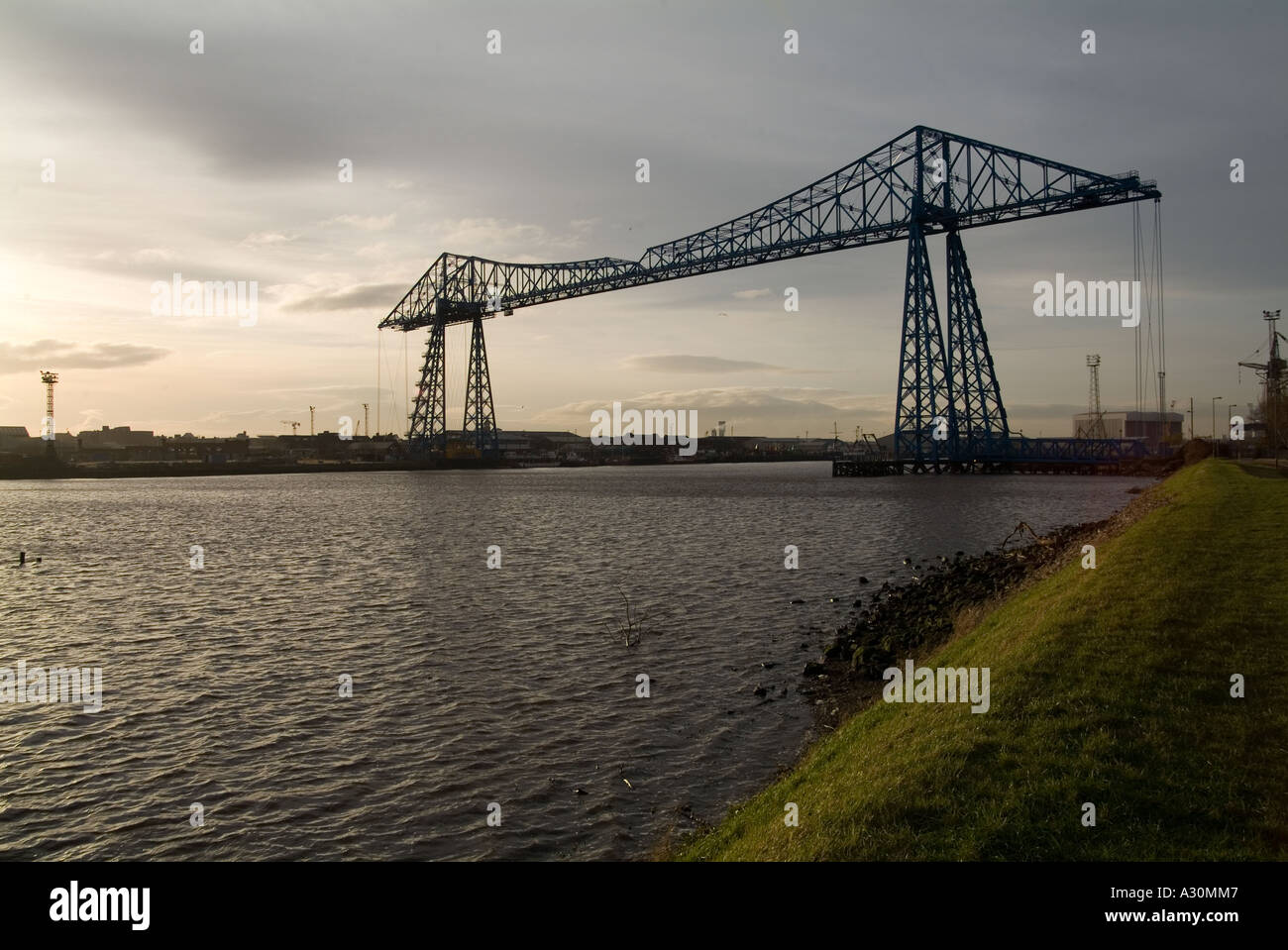 Transporter Bridge, Middlesborough, Teeside, Northern England Stock ...