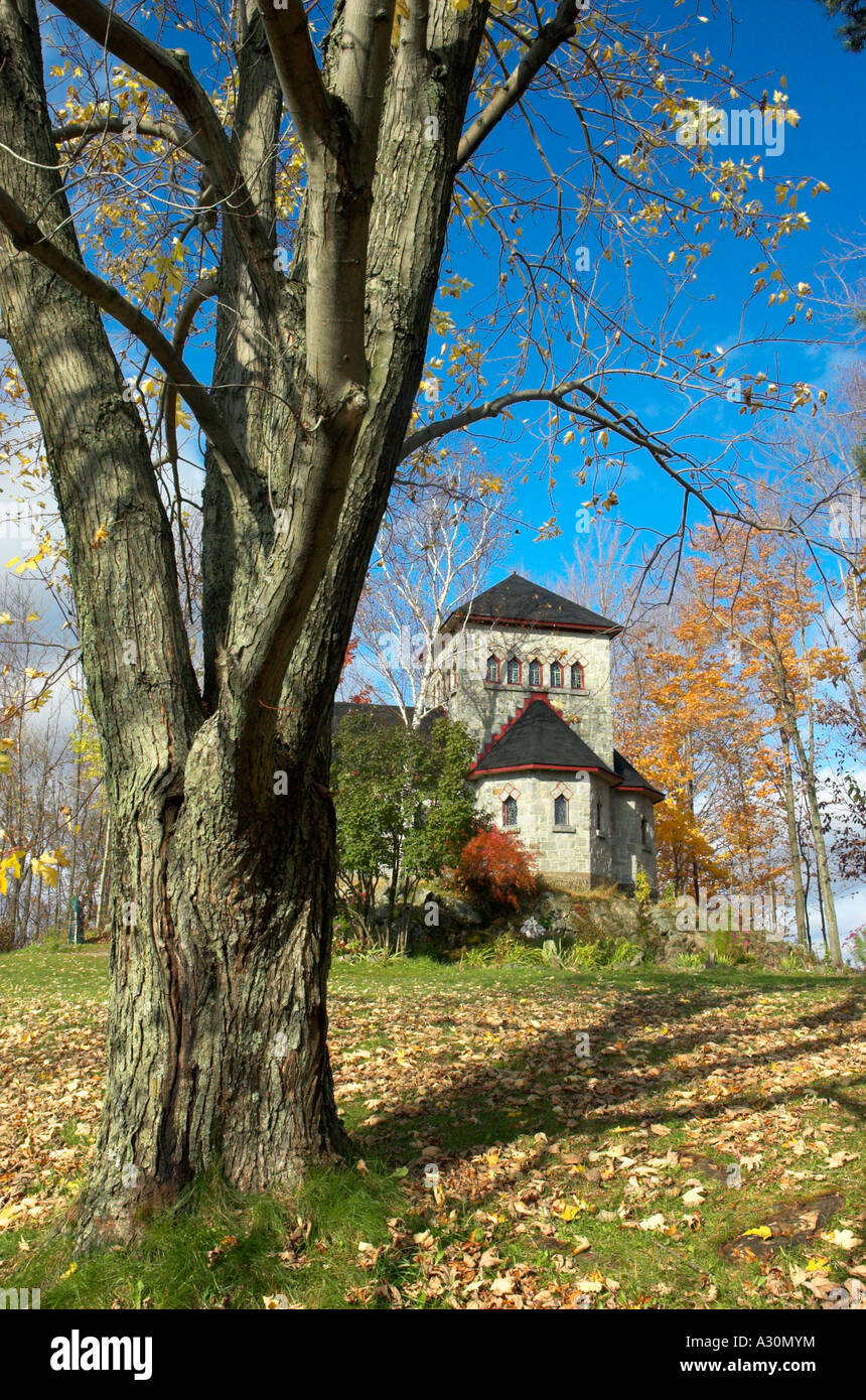 A chapel in the grounds of the monastery Abbaye de St Benoit de Lac in ...