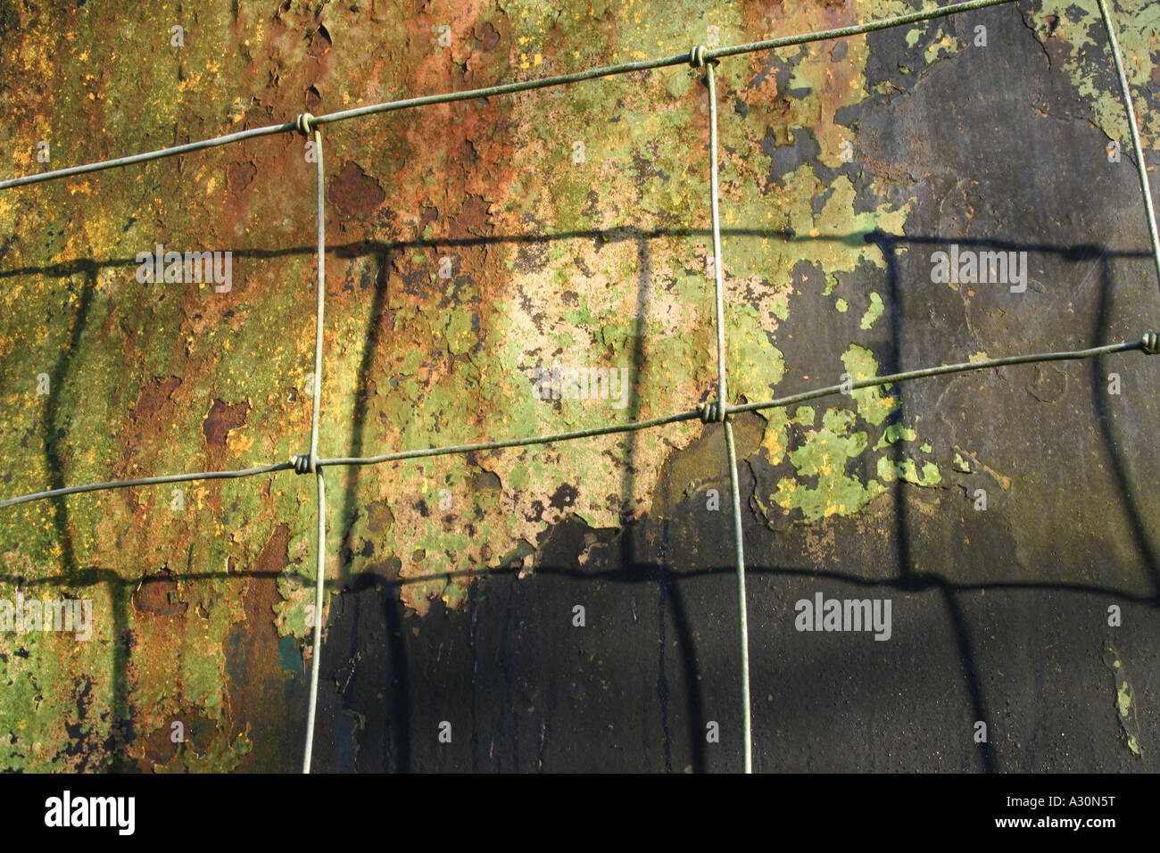 Corroded Farm Water Tank Ystradfellte Wales UK Stock Photo - Alamy