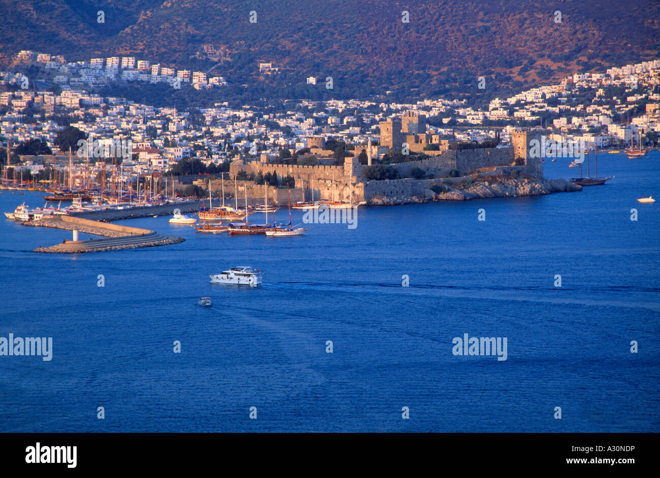 Bodrum's Castle of St.Peter Bodrum Mugla Turkey Stock Photo - Alamy