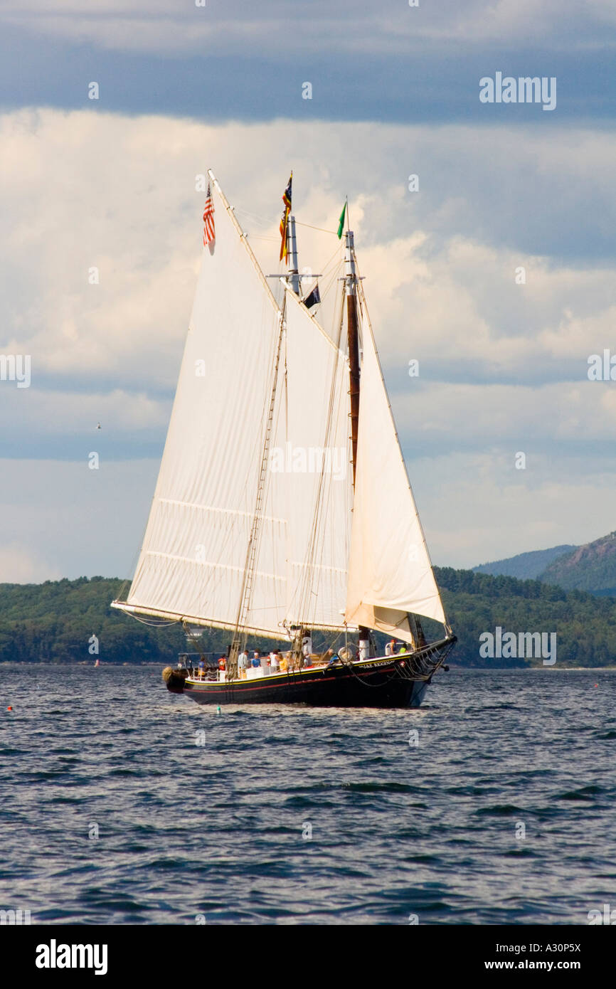 Schooner J E RIGGIN Stock Photo - Alamy