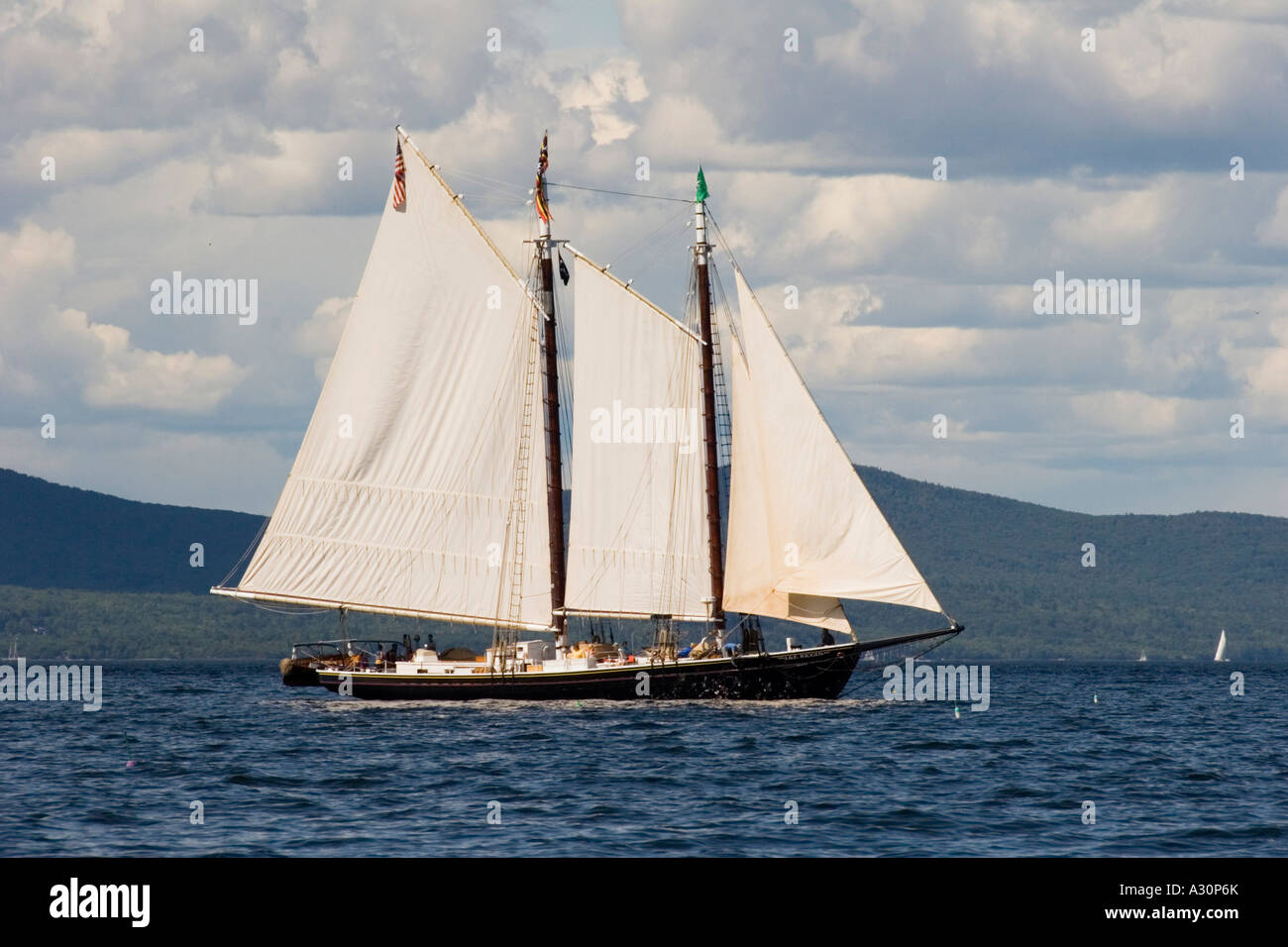 Schooner J E RIGGIN Stock Photo - Alamy
