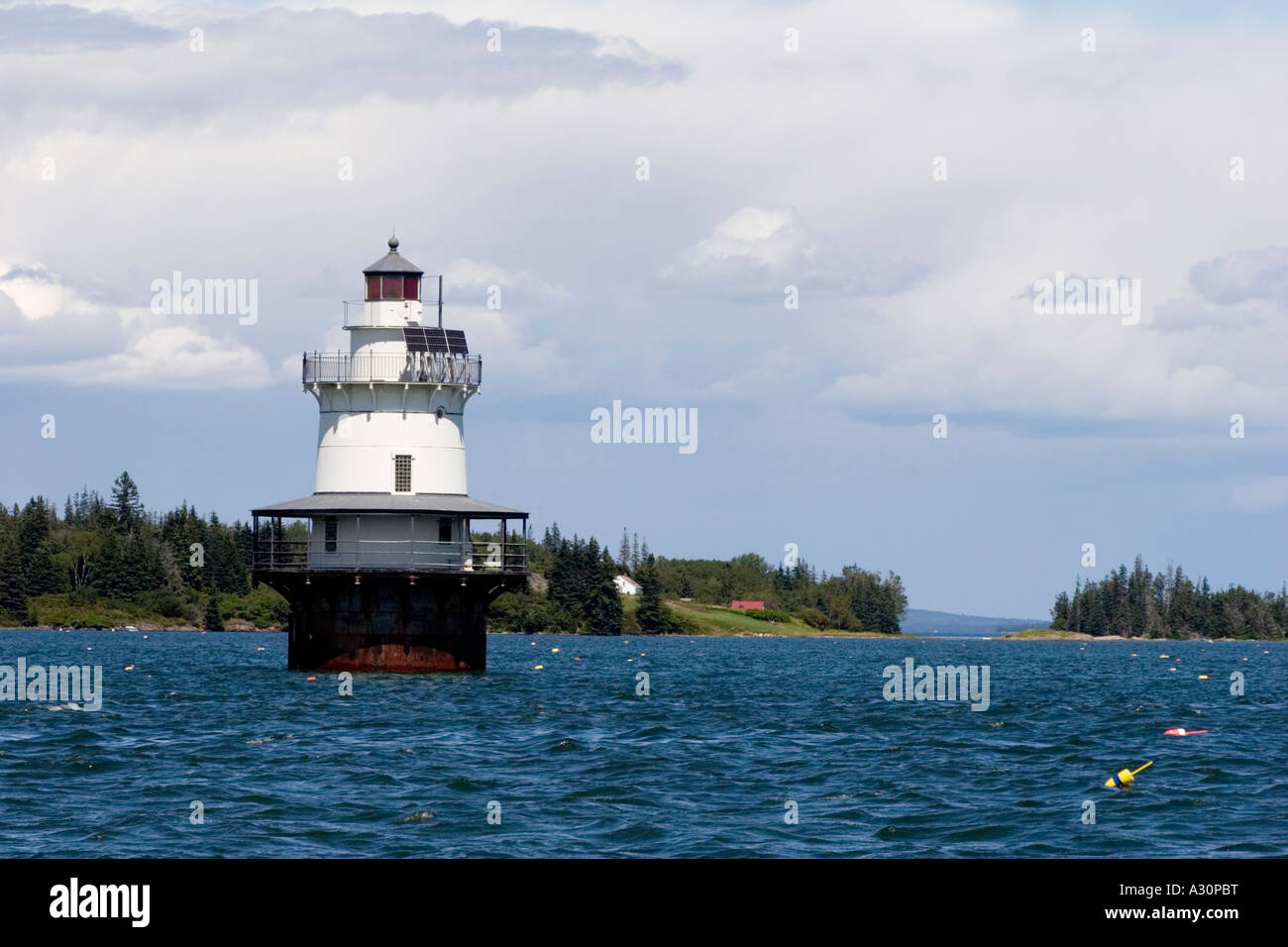 Caisson type lighthouse hi-res stock photography and images - Alamy