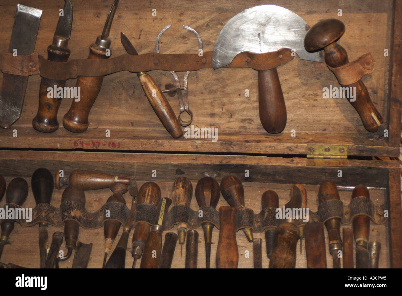 Old time tools hi-res stock photography and images - Alamy