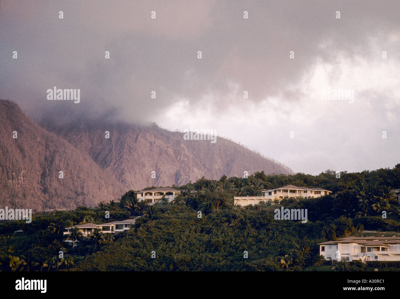 Montserrat volcano 1997 hi-res stock photography and images - Alamy
